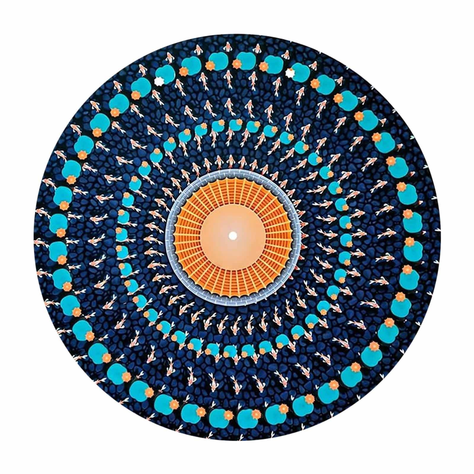 Animated Vinyl Slipmat 12 Inch Zoetrope Effect Turntable Mat - Walmart.com