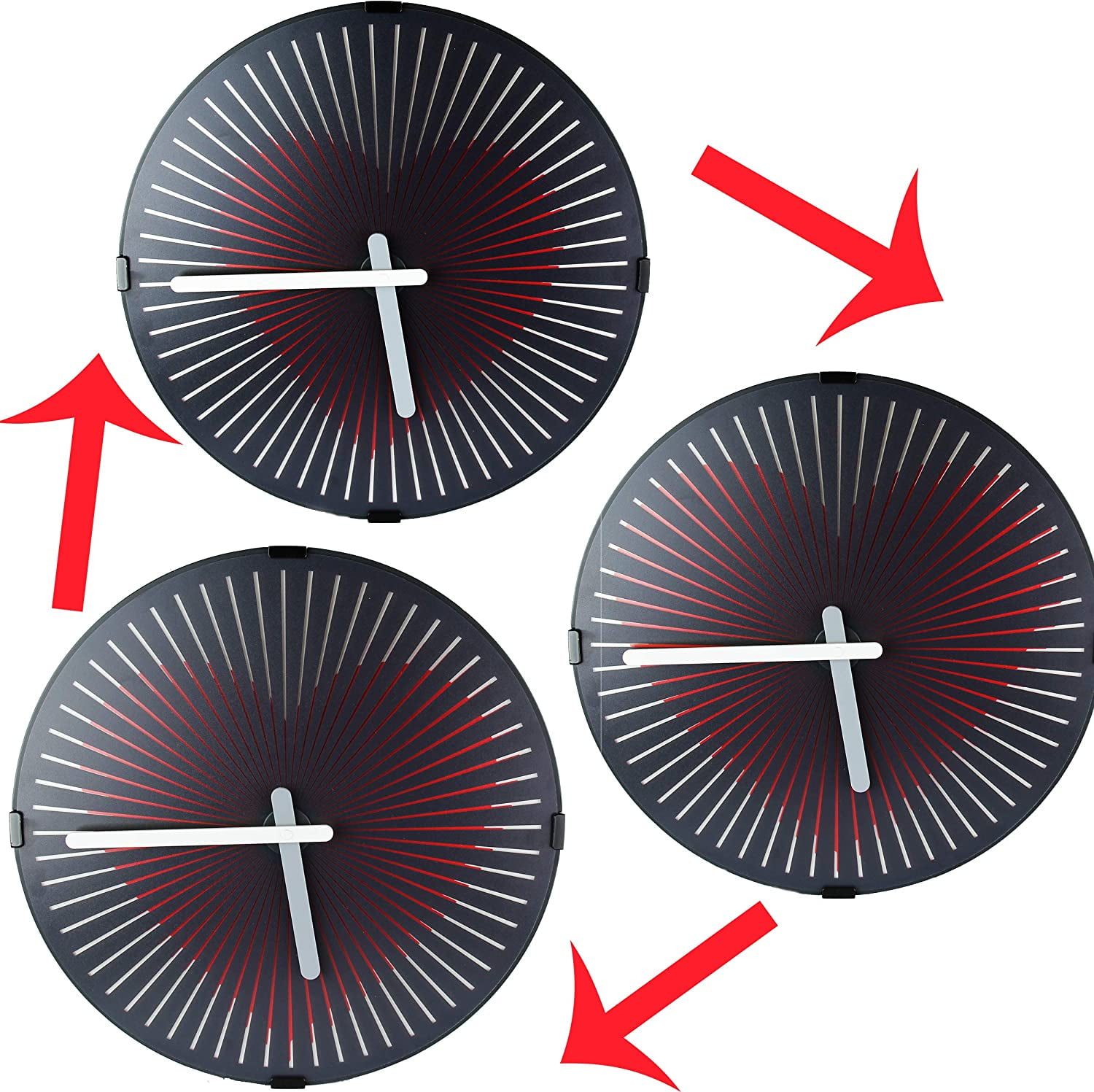 Animated Wall Clock- Beating Heart Clock, Kinetic Zoetrope Animation ...