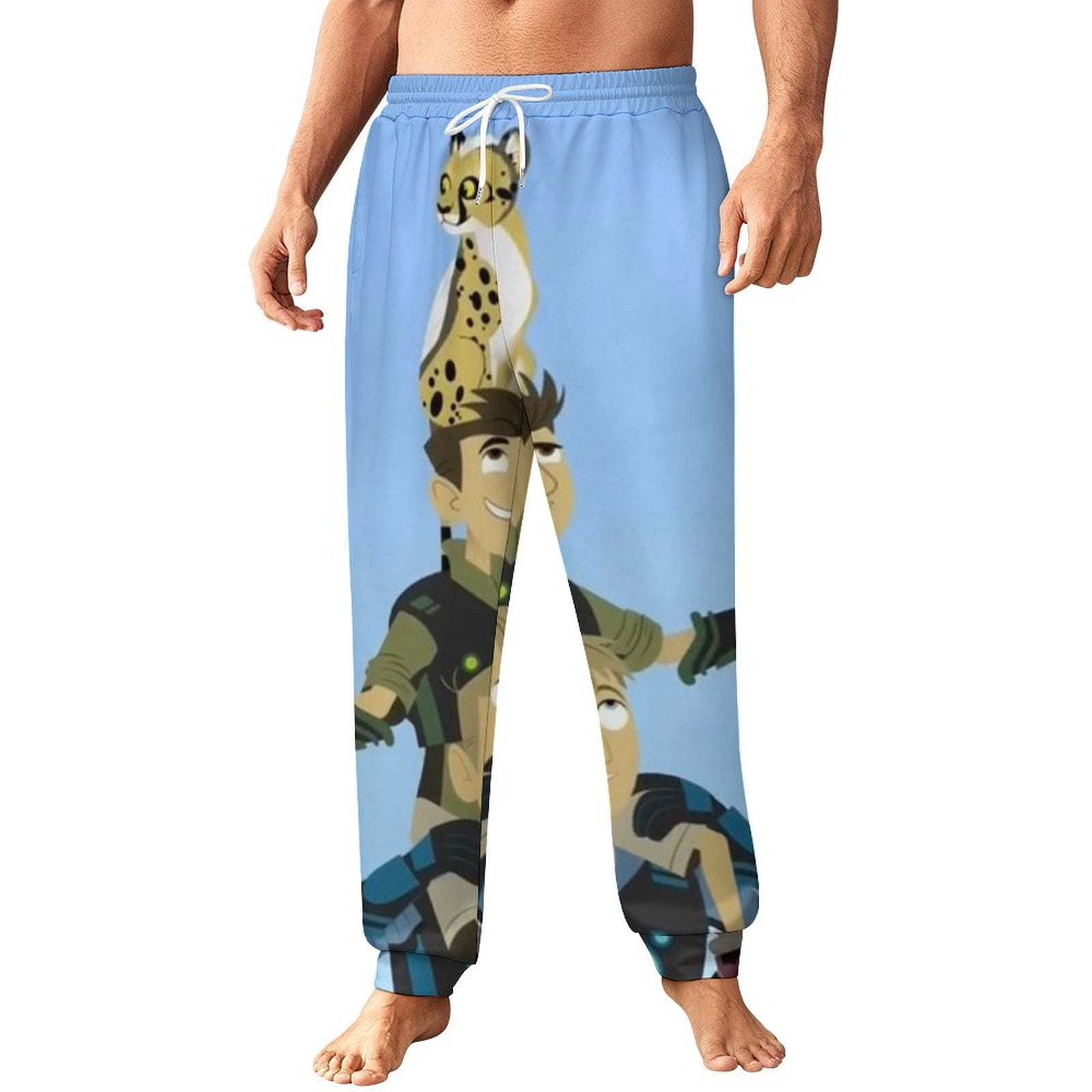 Animated Wild Kratts Men's Sweatpants Trousers 3D Printed Joggers Track ...