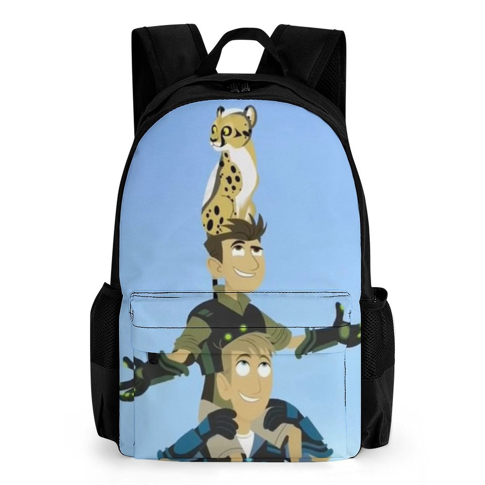 Animated Wild Kratts School Bag Laptop Backpack Large Capacity Daypack ...