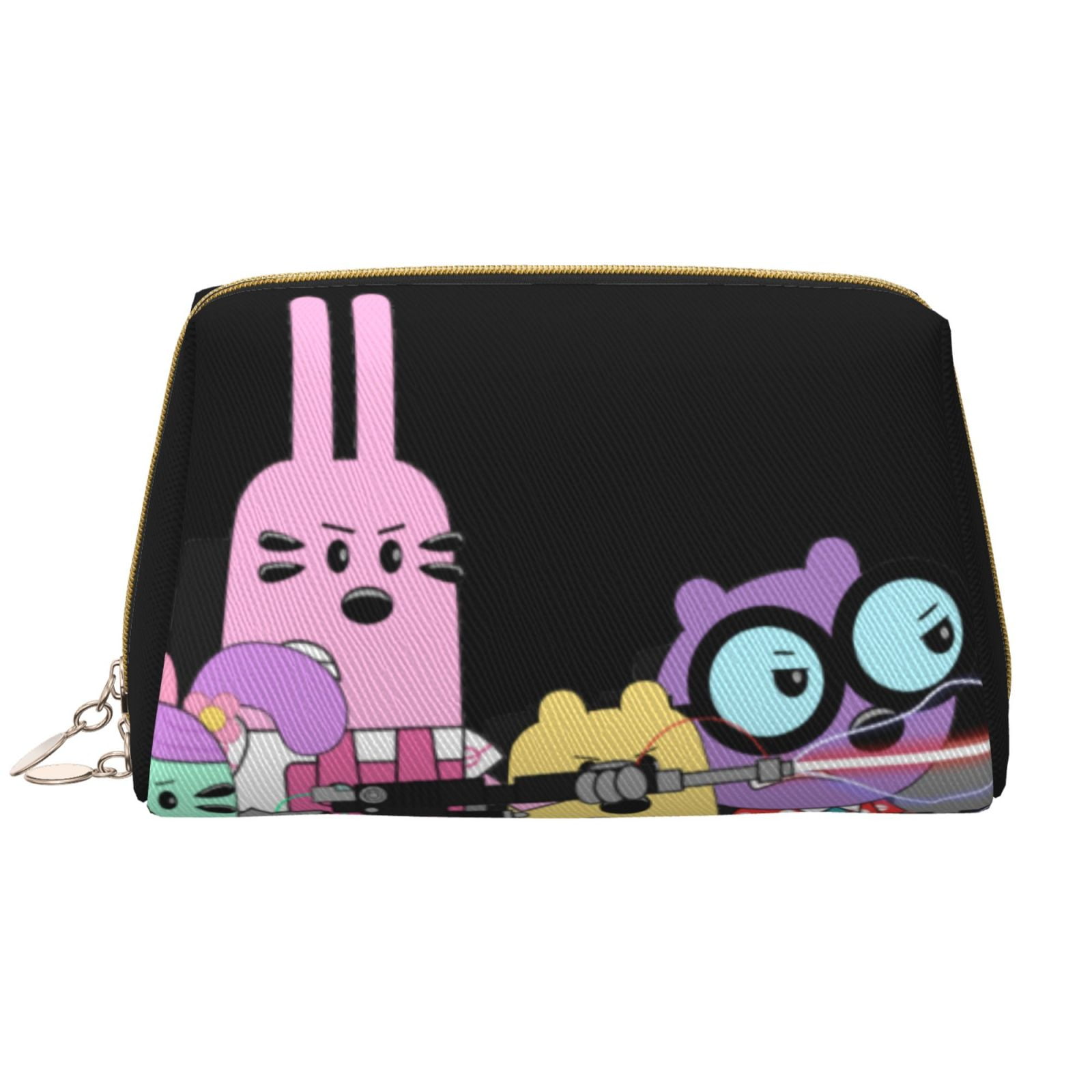 Animated Wow! Wow! Wubbzy! Cosmetic Bag Makeup Organizer Leather ...