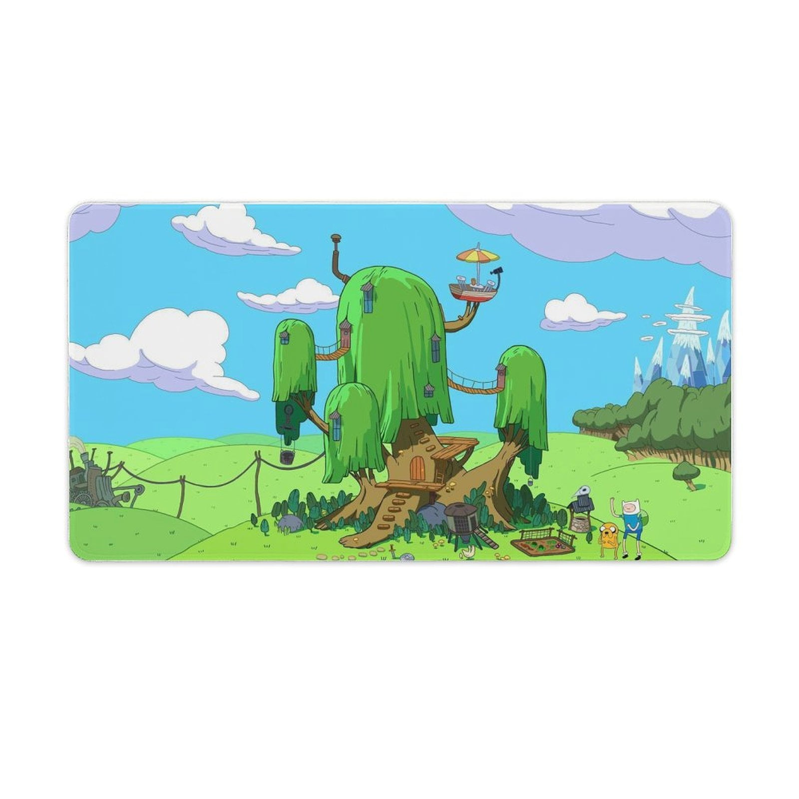 Animation Adventure Time Mouse Pad No-sliped Large Mousepad Extended ...