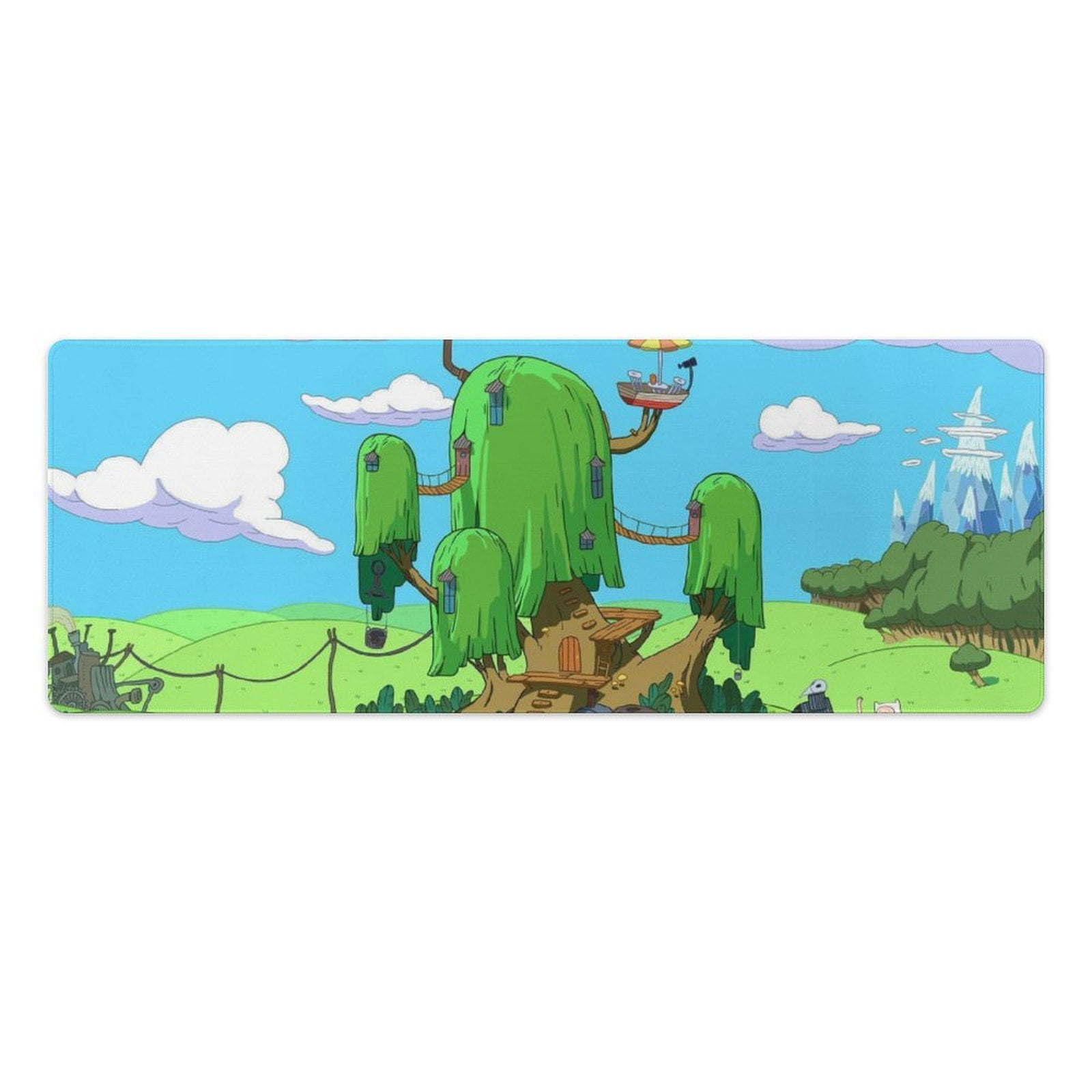 Animation Adventure Time Mouse Pad No-sliped Large Mousepad Extended ...