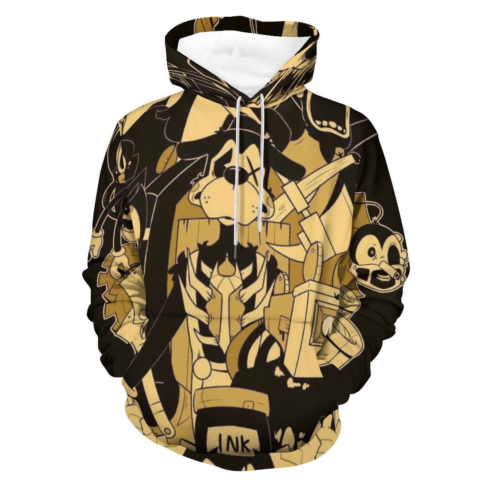 Animation Bendy Unisex Sweatshirts Hoodies Daily Pullover Hoody 3D ...