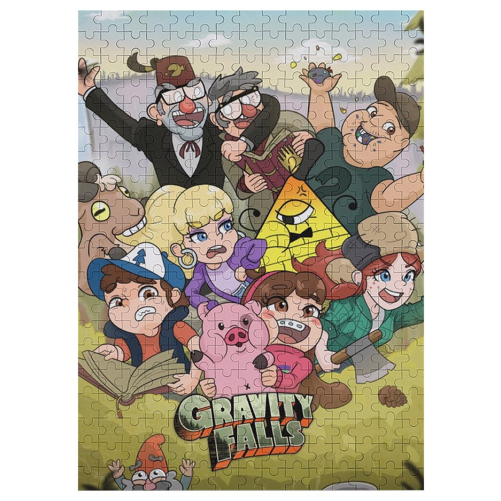 Animation Bill Cipher Gravity Falls Jigsaw Puzzles Interlocking Puzzles ...