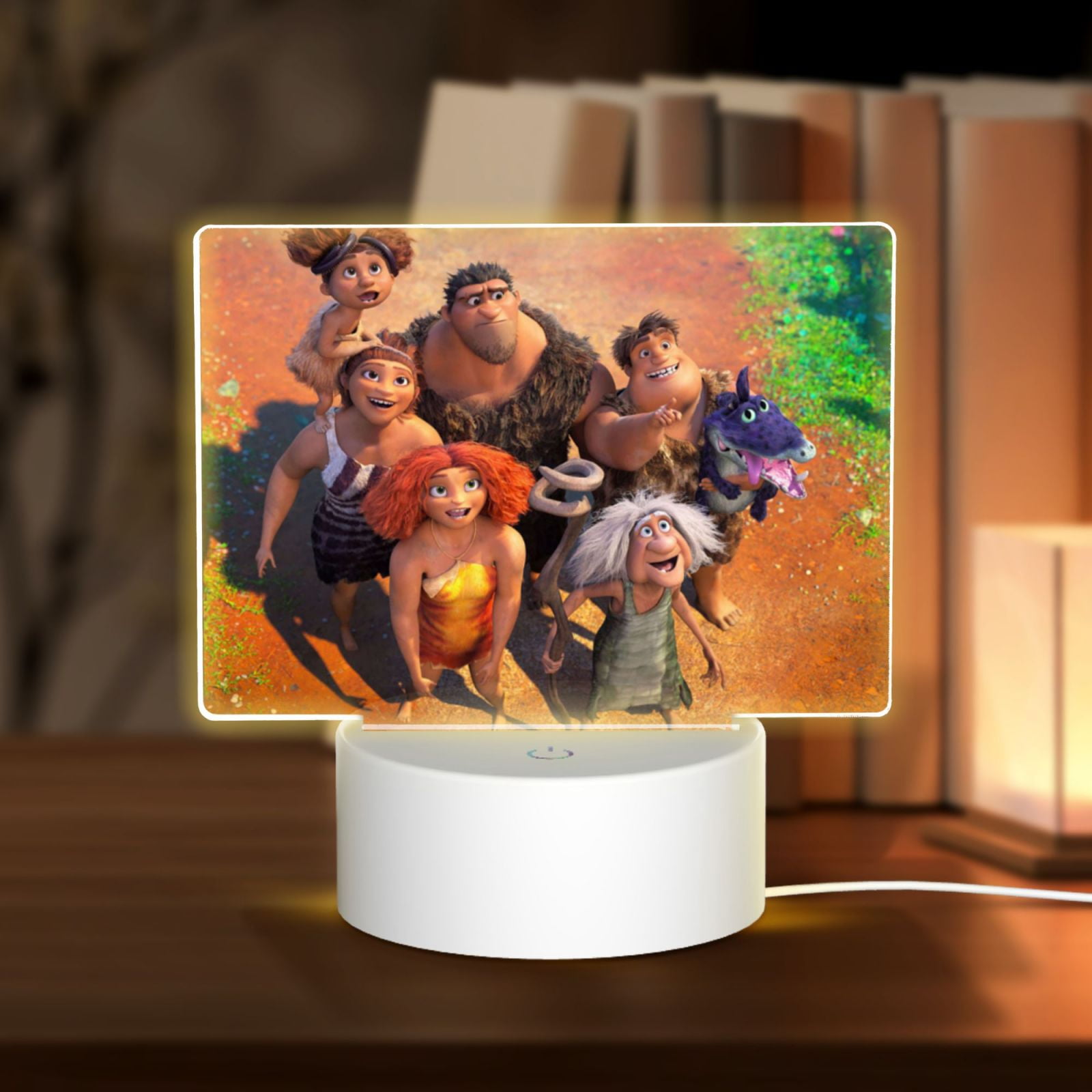 Animation The Croods Rectangular Acrylic Night Light Adjustable 3 Light ...