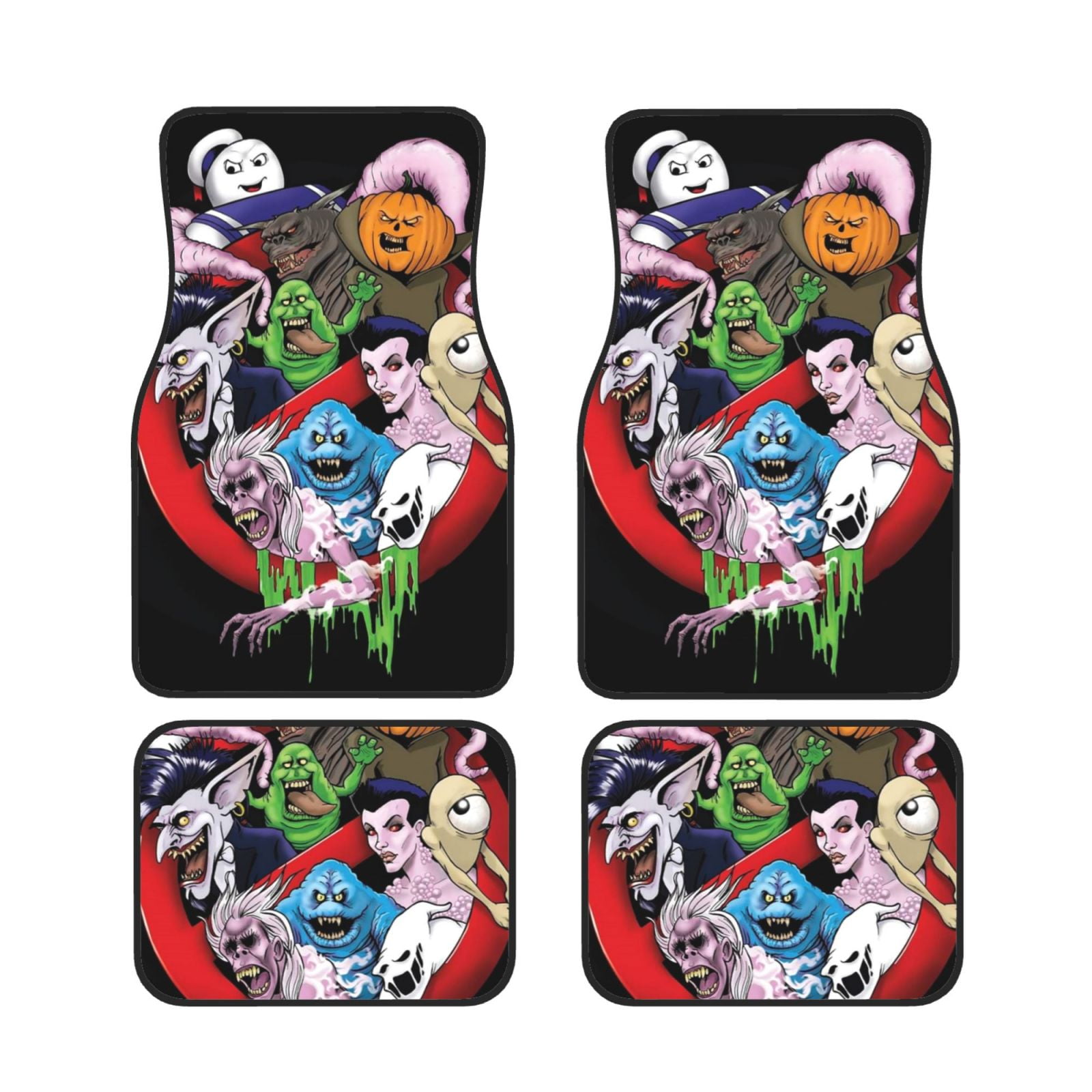 Animation Ghostbusters Car Floor Mats 4-Piece Full Set Front Rear Auto ...