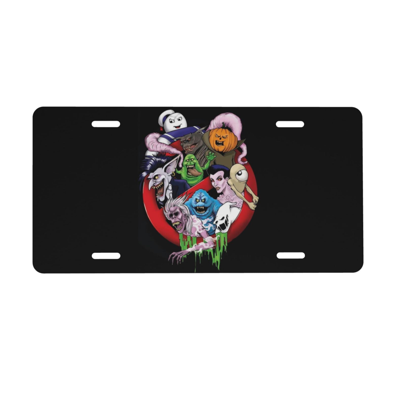 Animation Ghostbusters License Plate Cover Aluminum Novelty Vanity Tag ...