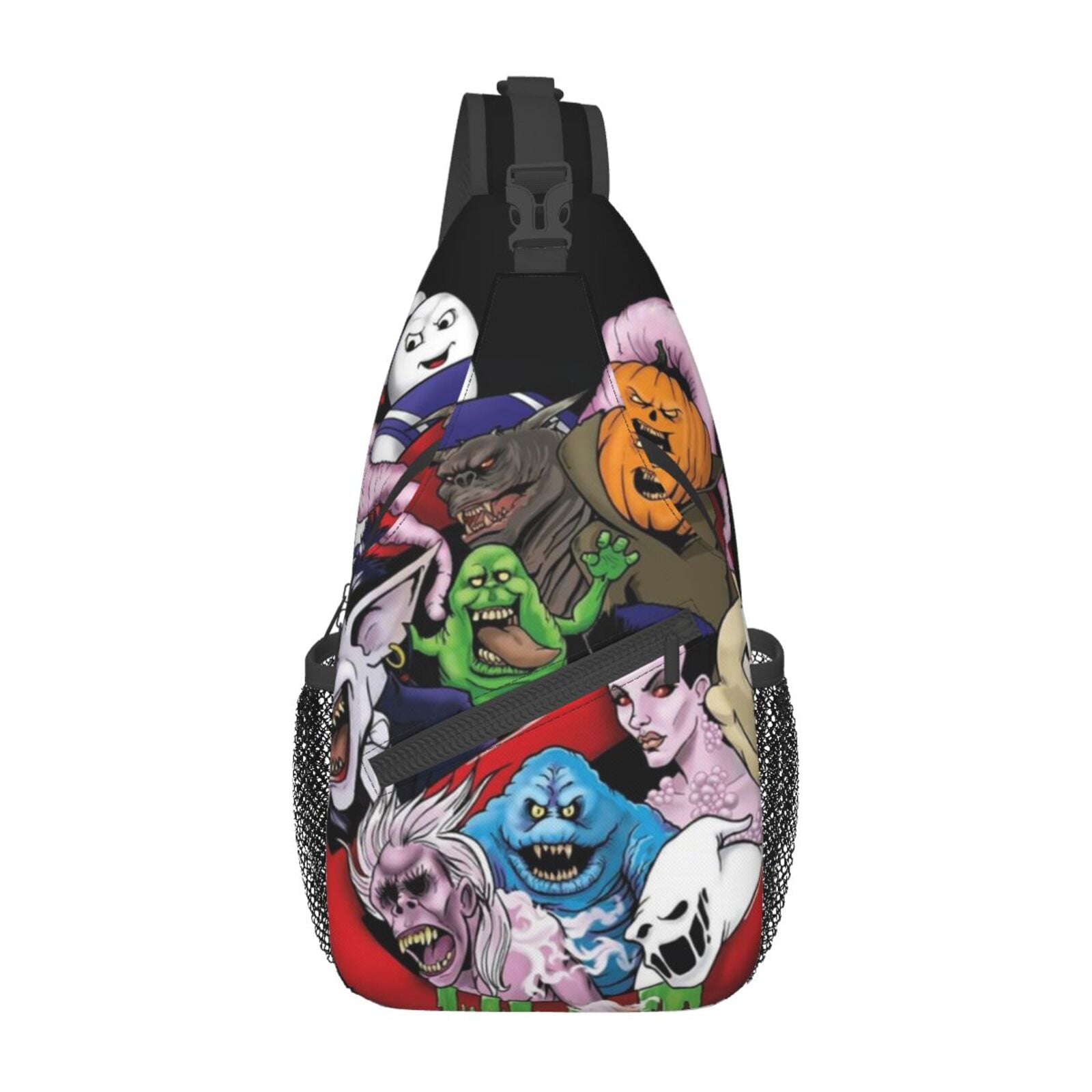 Animation Ghostbusters Sling Bag Crossbody Backpack Chest Bags ...