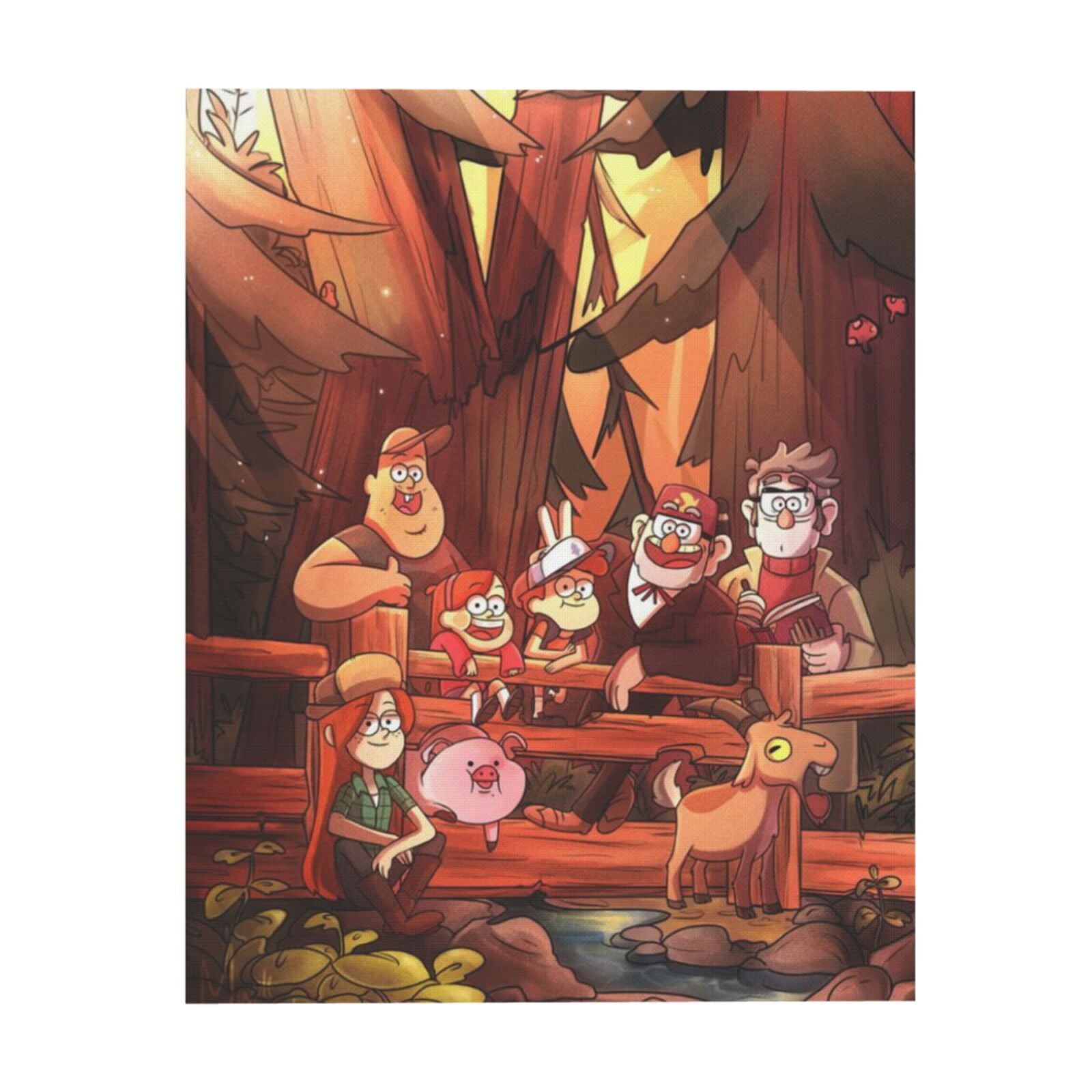 Animation Gravity Falls Canvas Decorative Poster Gift Art Picture ...