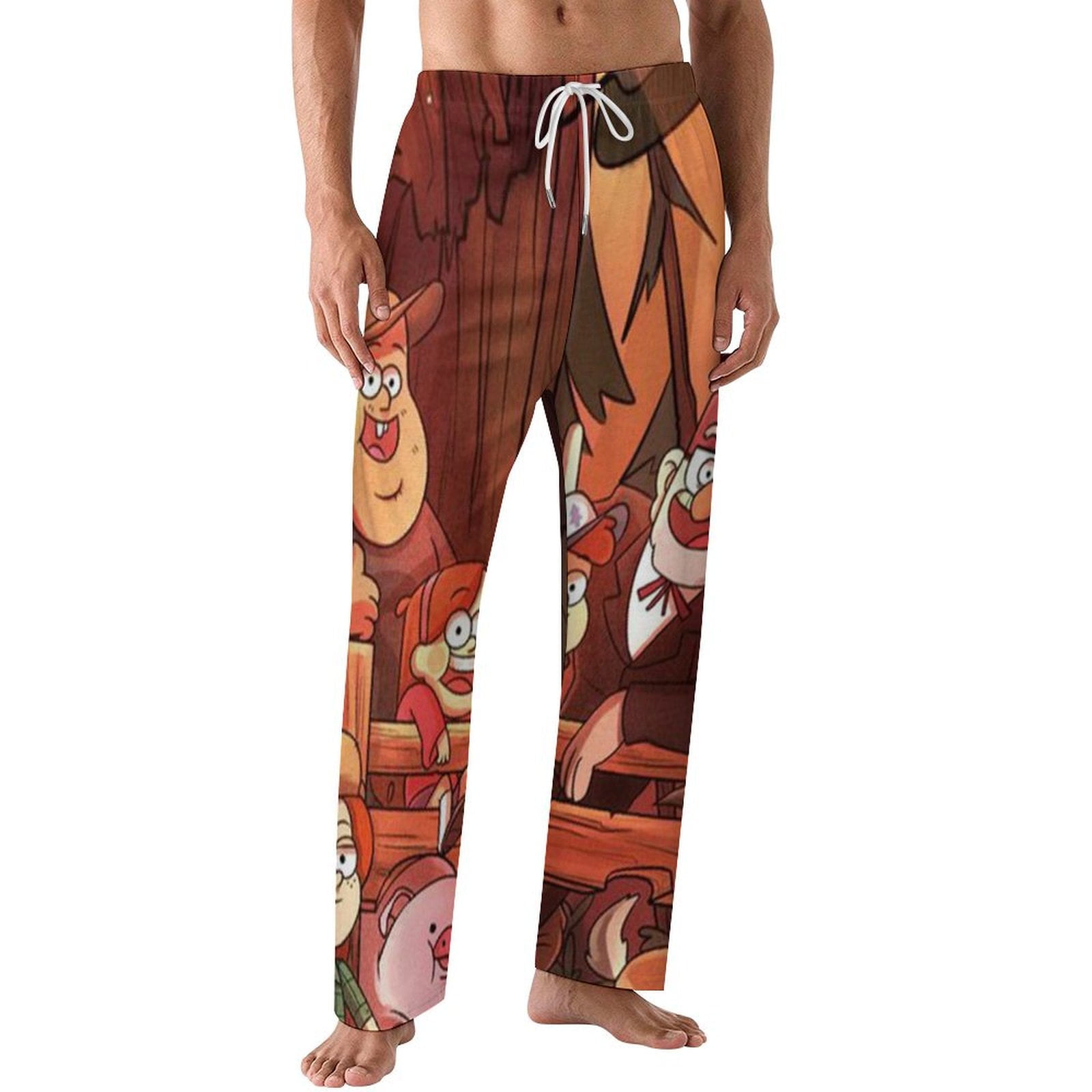 Animation Gravity Falls Mens Pajama Pants Cozy Soft Lounge Sleep ...
