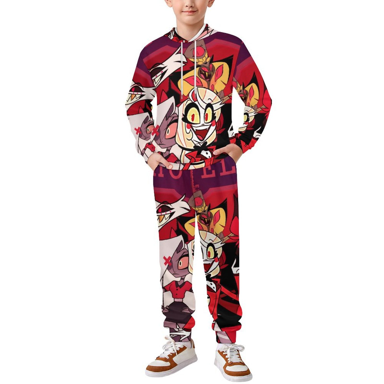 Animation Hazbin Hotel Children's Sweatshirt & Sweatpant Set 2 Pcs ...