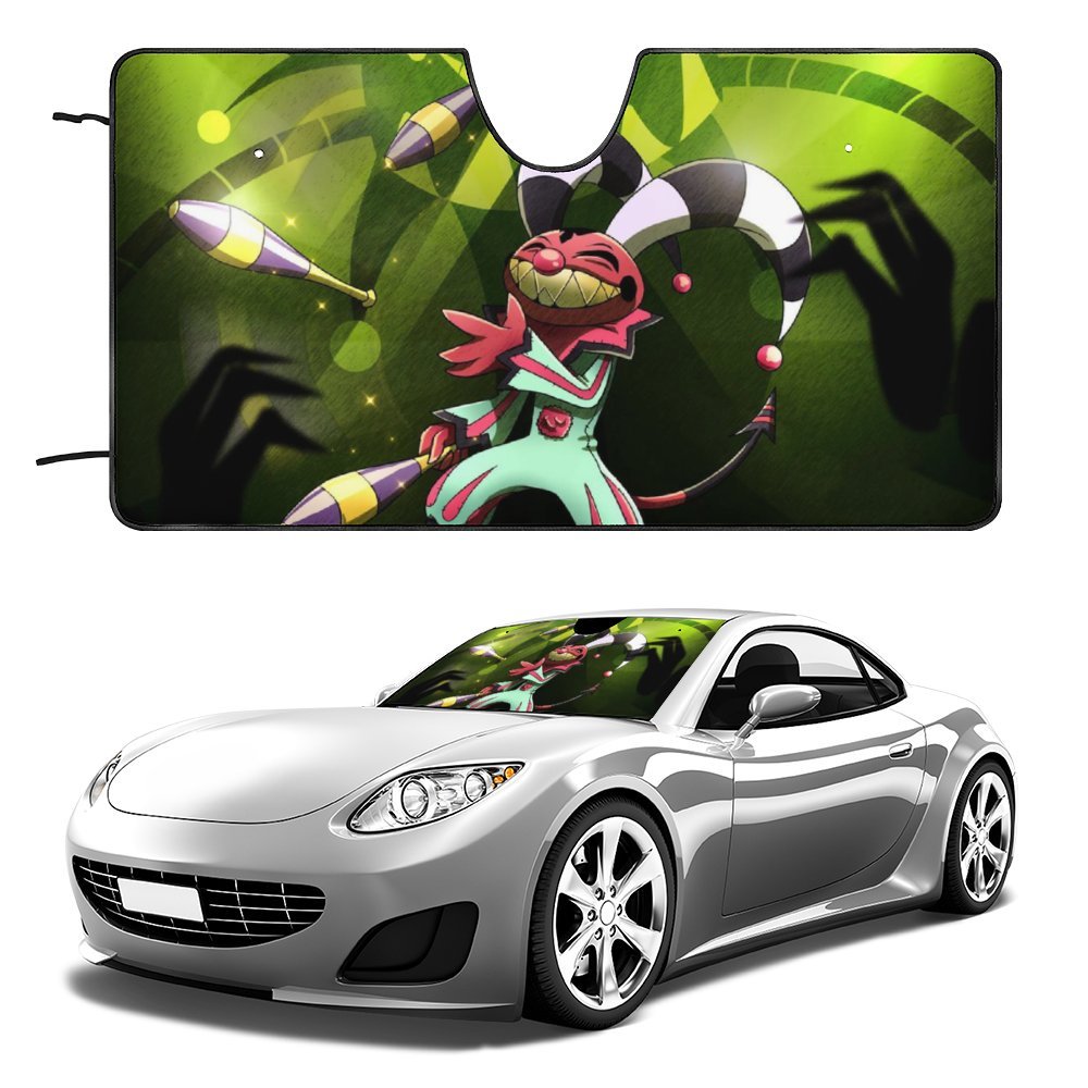 Animation Helluva Boss Car Windshield Sunshade Accessories Umbrella ...