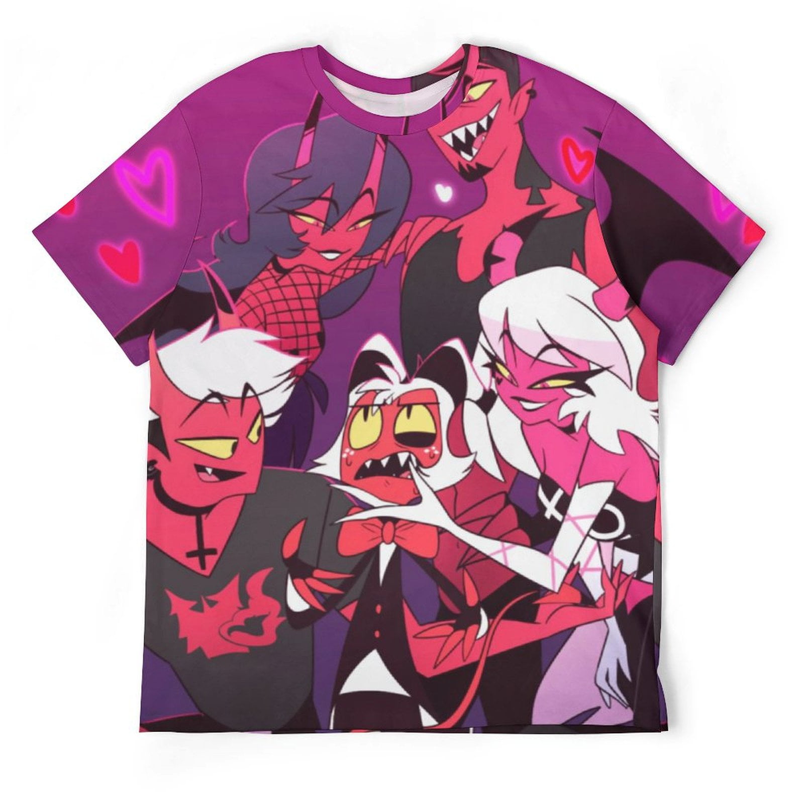 Animation Helluva Boss Unisex T Shirt Short-sleeve Shirt For Men Women ...