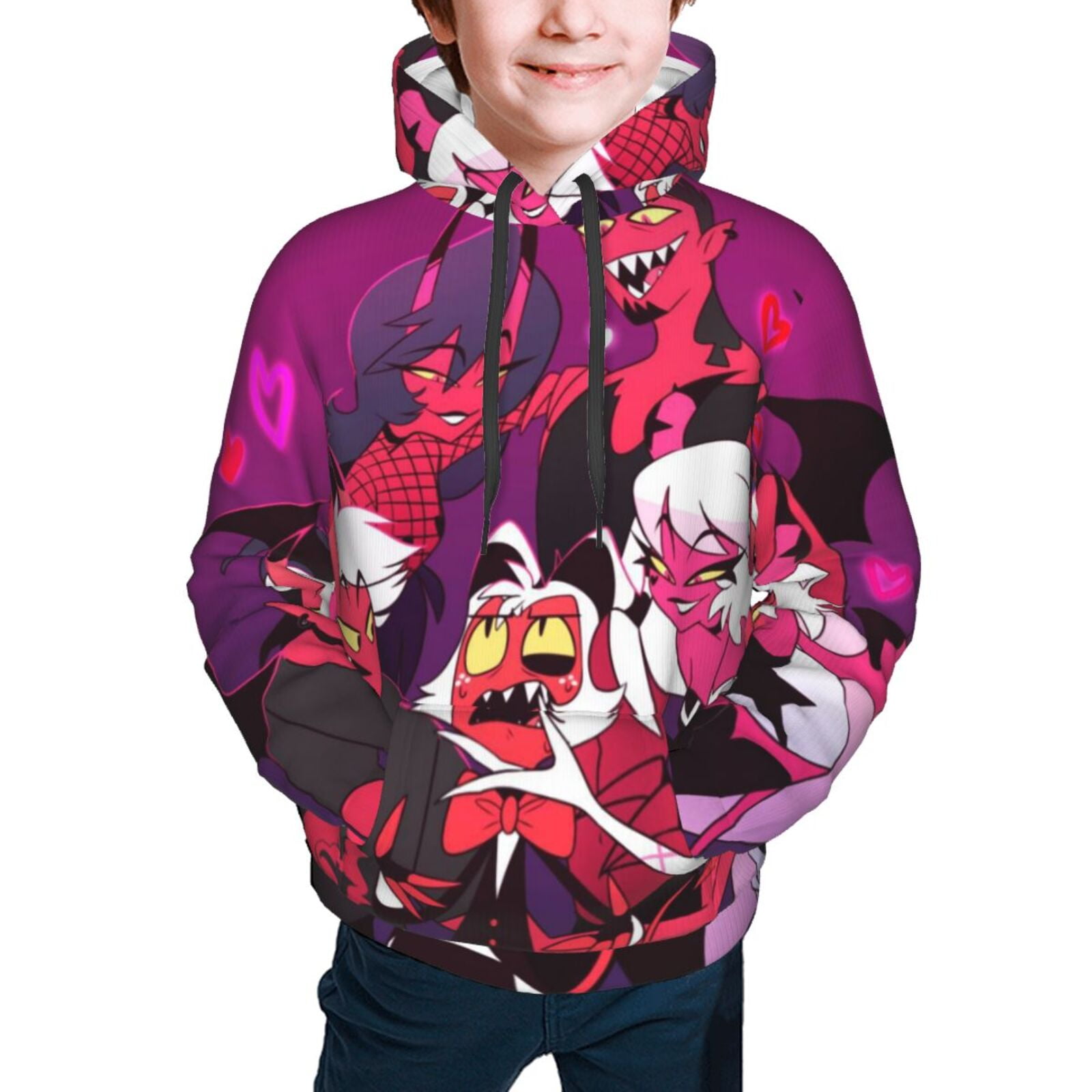 Animation Helluva Boss Youth Sweatshirt Hoodies Fashion Teen Hooded ...