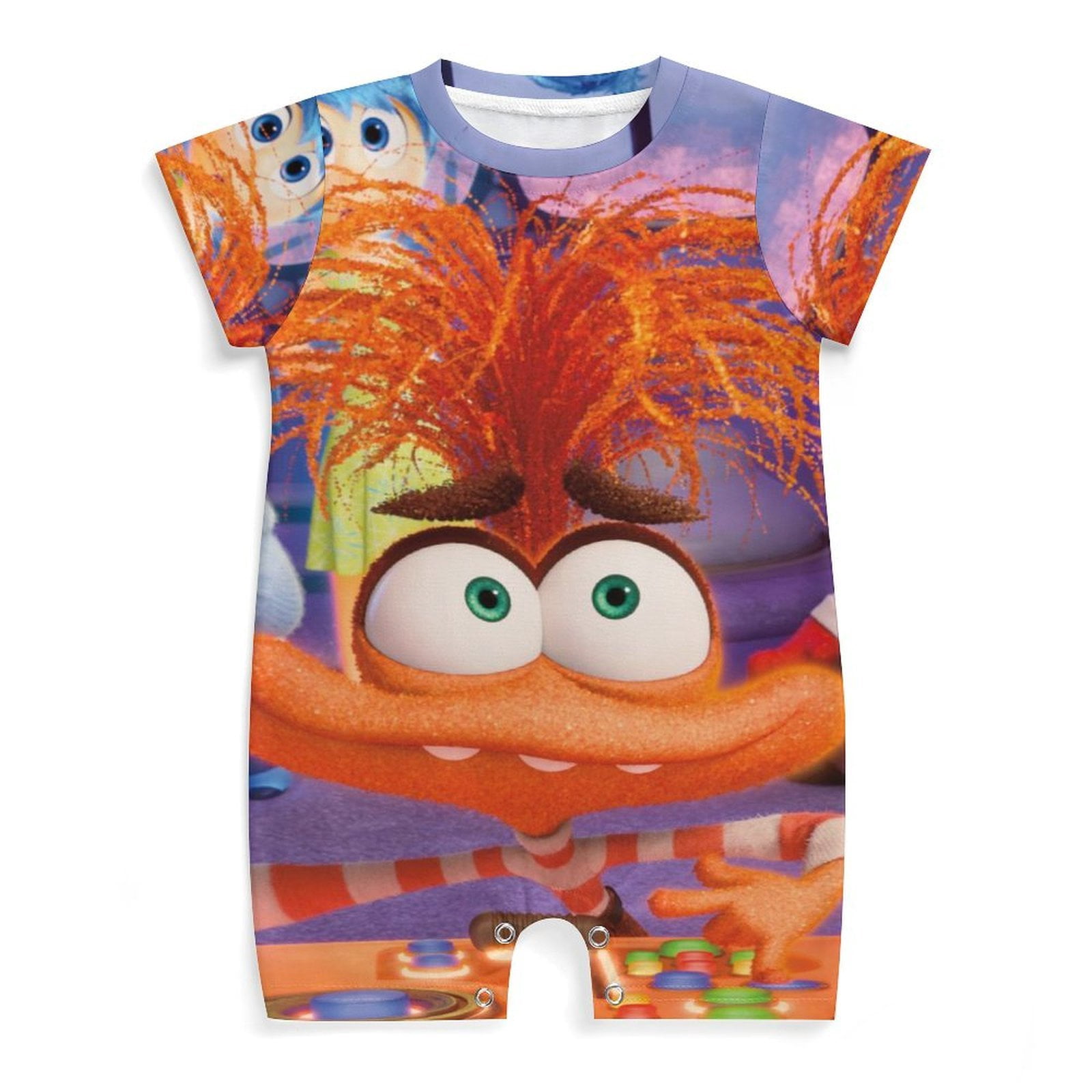 Animation Inside Out Baby One-Piece Rompers Summer Short Sleeve Outfit ...