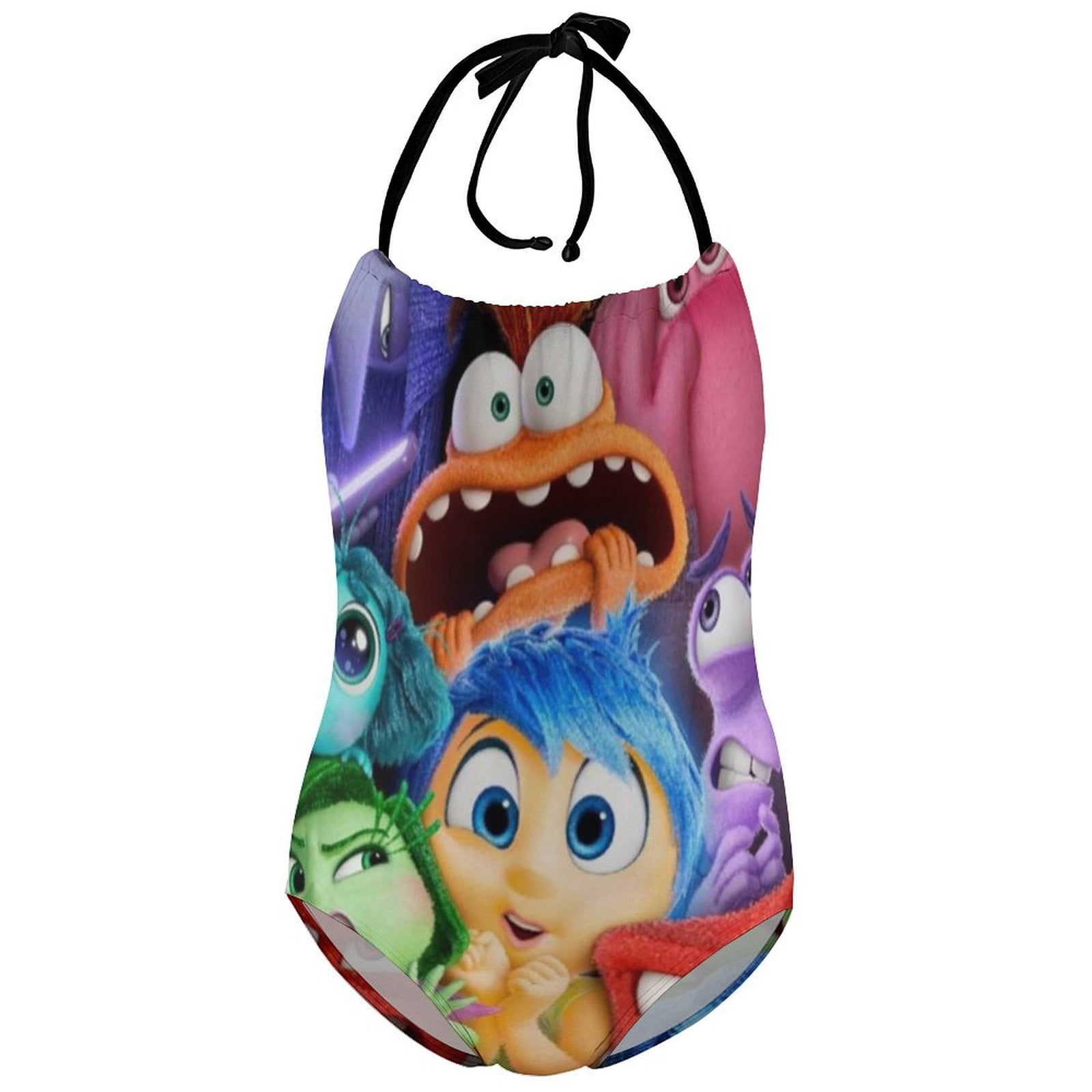 Animation Inside Out Girl's Swimsuit One-piece Summer Hawaii Beach Kid ...