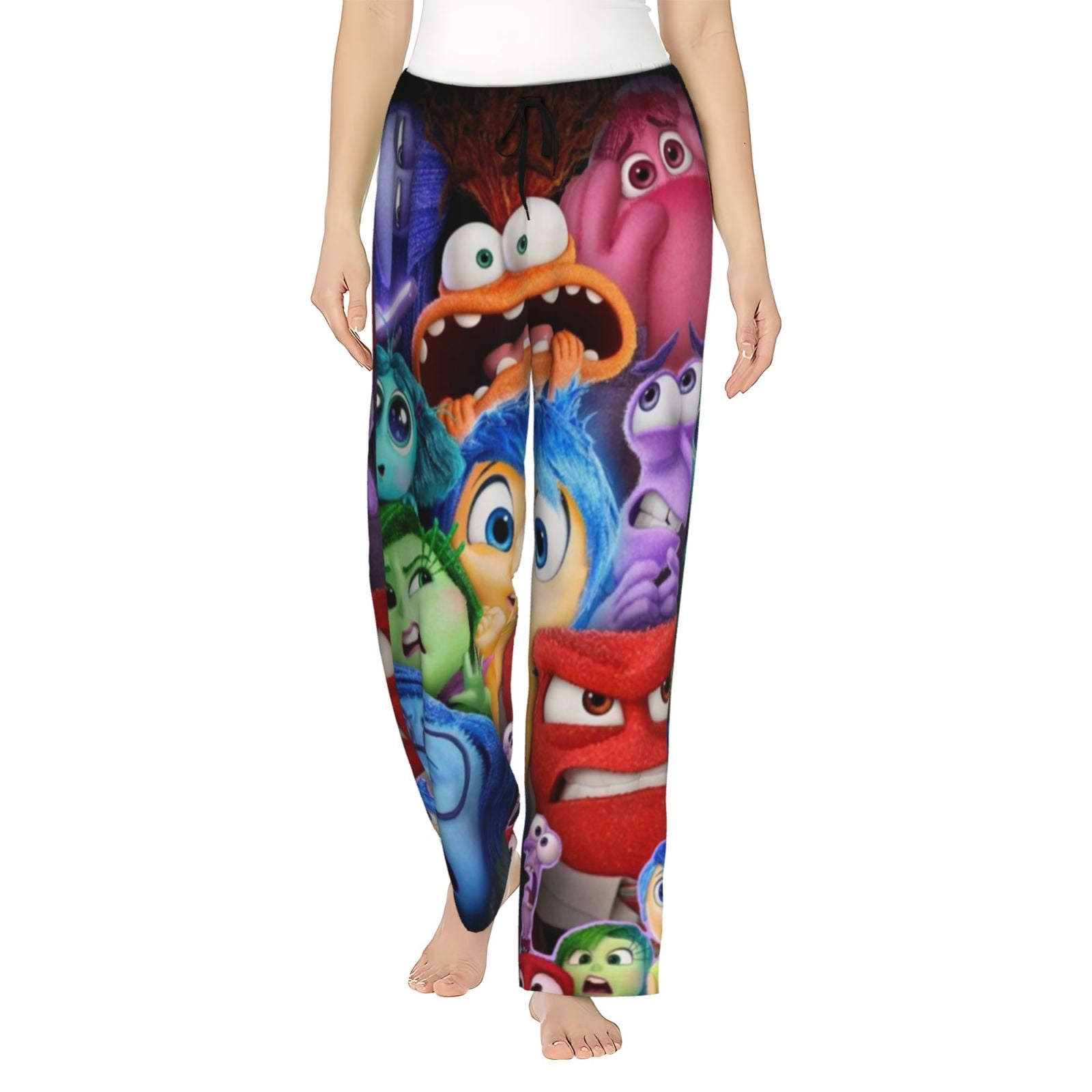 Animation Inside Out Women's Pajama Pants Lounge Daily Novelty Cozy ...