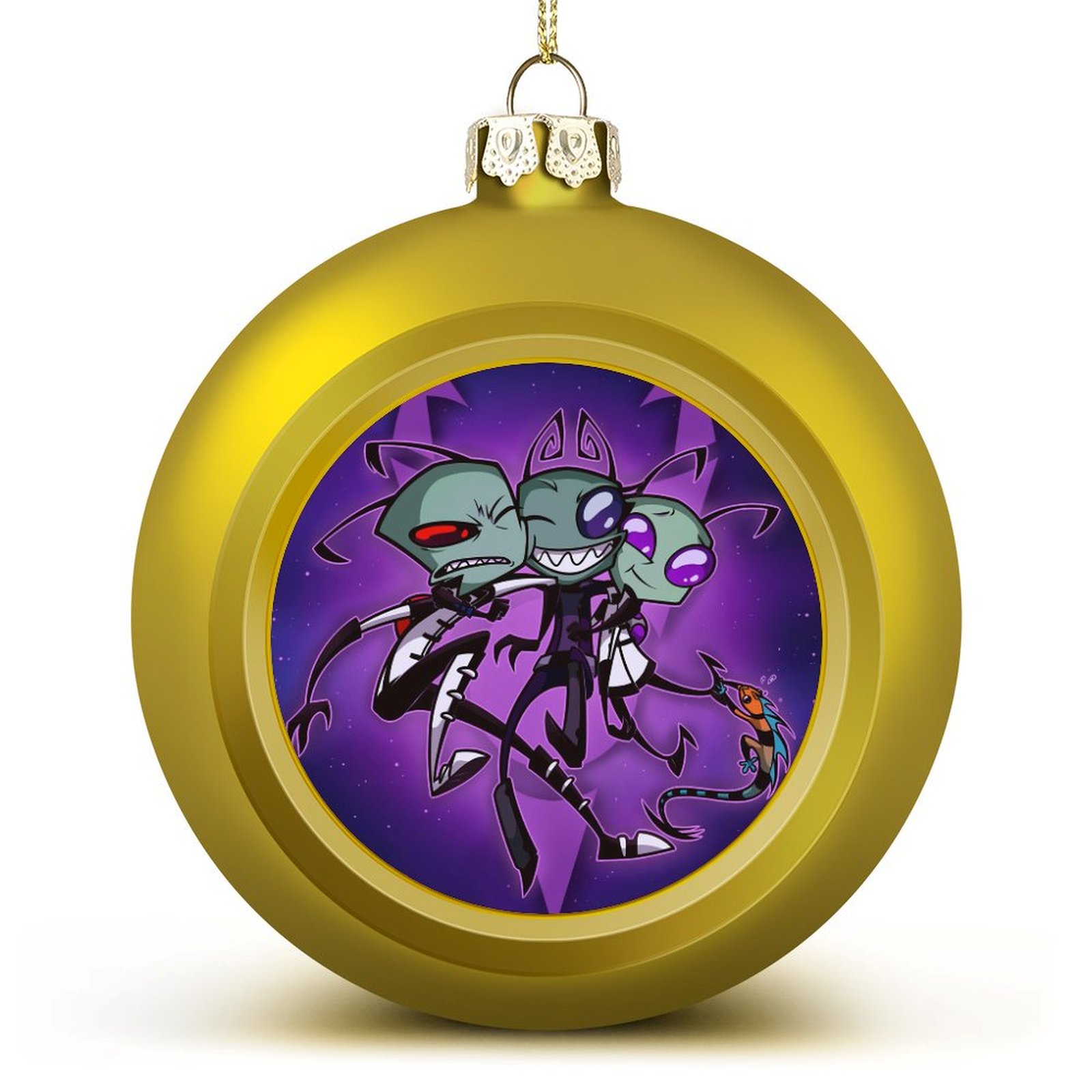 Animation Invader Zim Christmas Balls Sparkling Christmas Tree Hanging ...