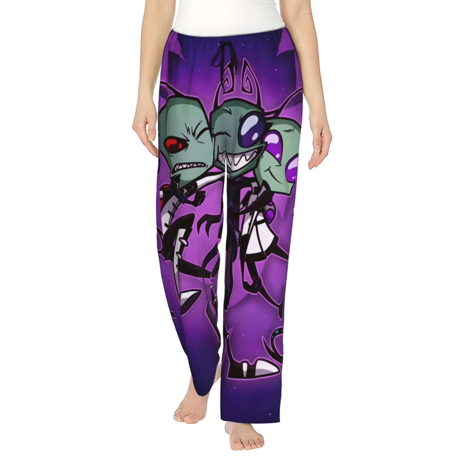 Animation Invader Zim Women's Pajama Pants With Pockets Lounge Daily ...
