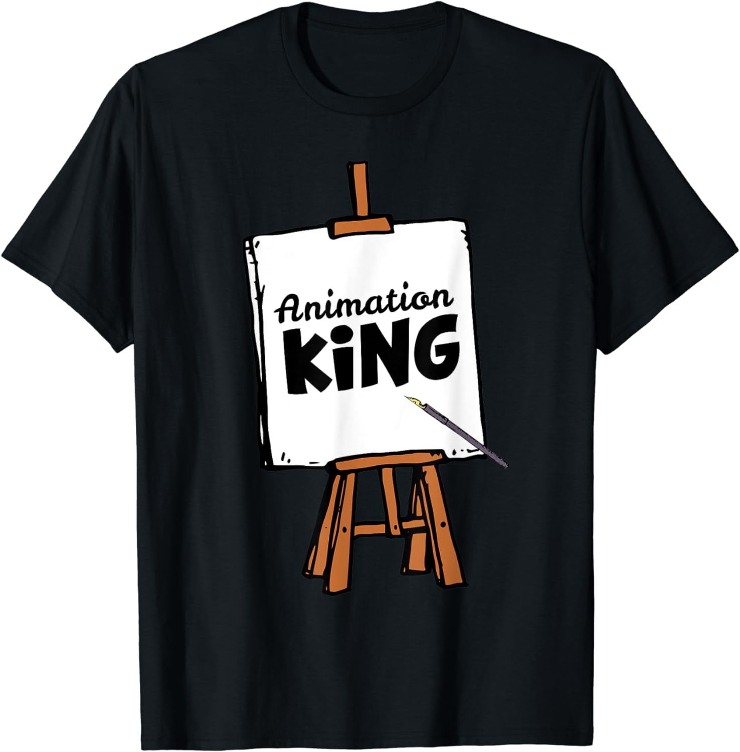 Animation King Cartoonist Cartoons Drawing Artist Draw T-Shirt ...