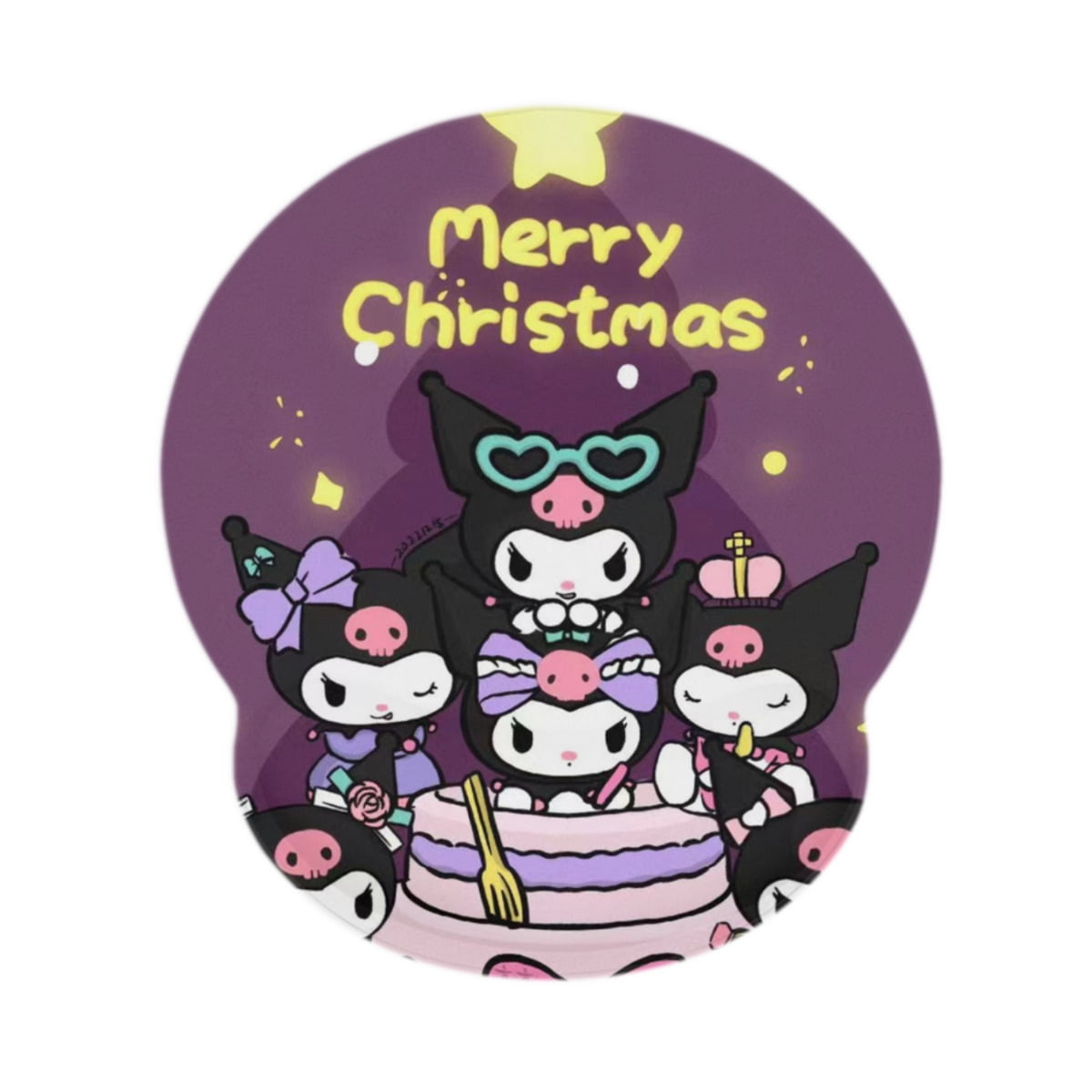 Animation Kuromi Mouse pad Office desktop mouse anti-slip wrist pad ...