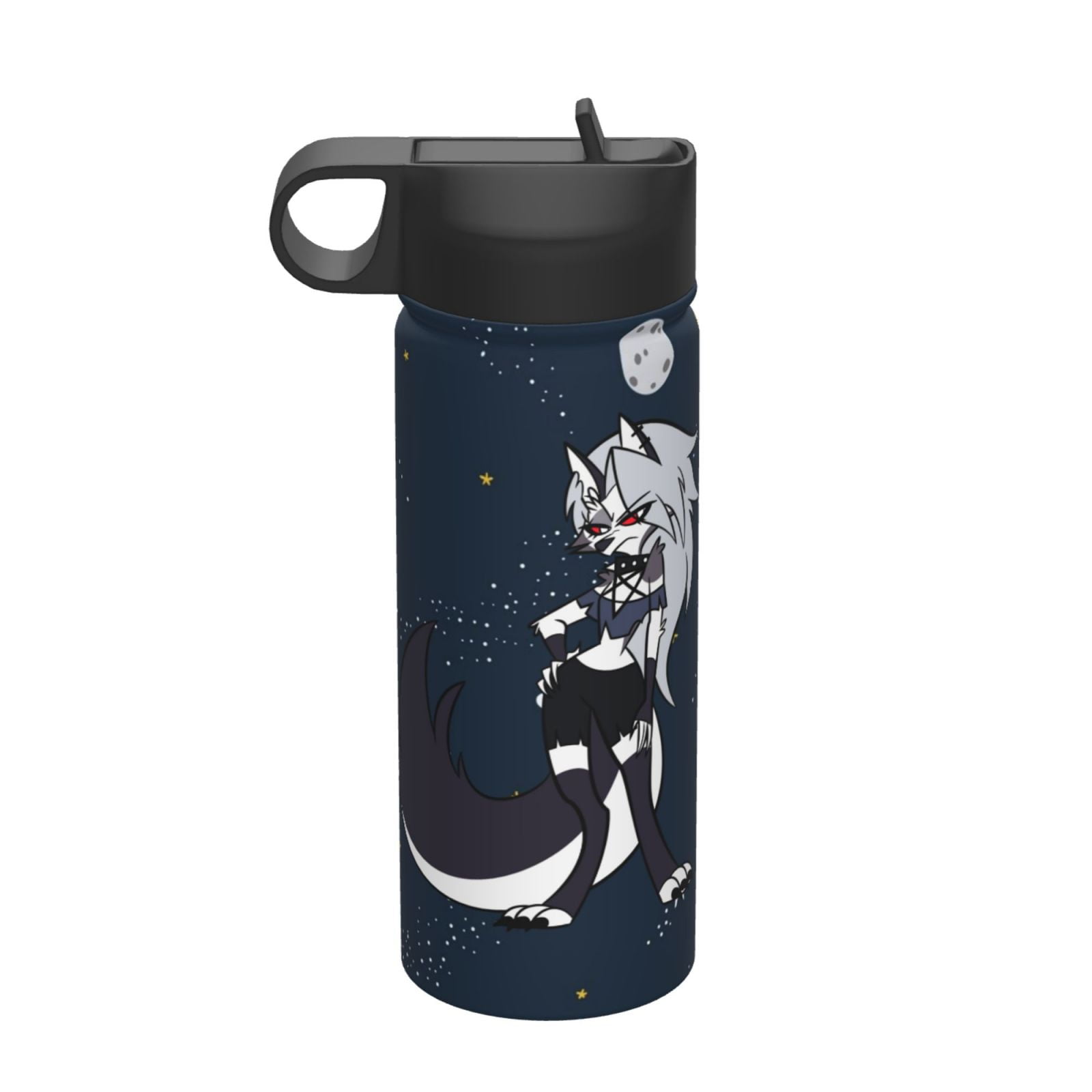 Animation Loona Helluva Boss Water Bottles Stainless Steel Insulated ...