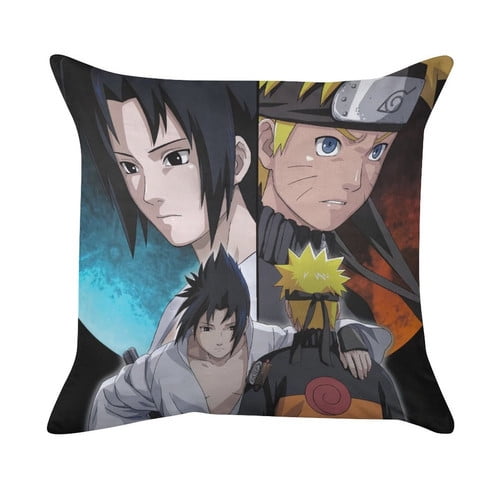 Animation Multi-Size Double Side Design Golden Velvet Pillowcase,Naruto ...