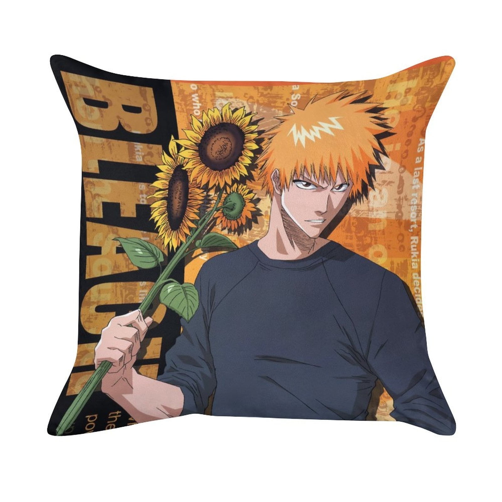 Animation Multi-Size Double Side Design Pillowcase,Bleach Soft ...