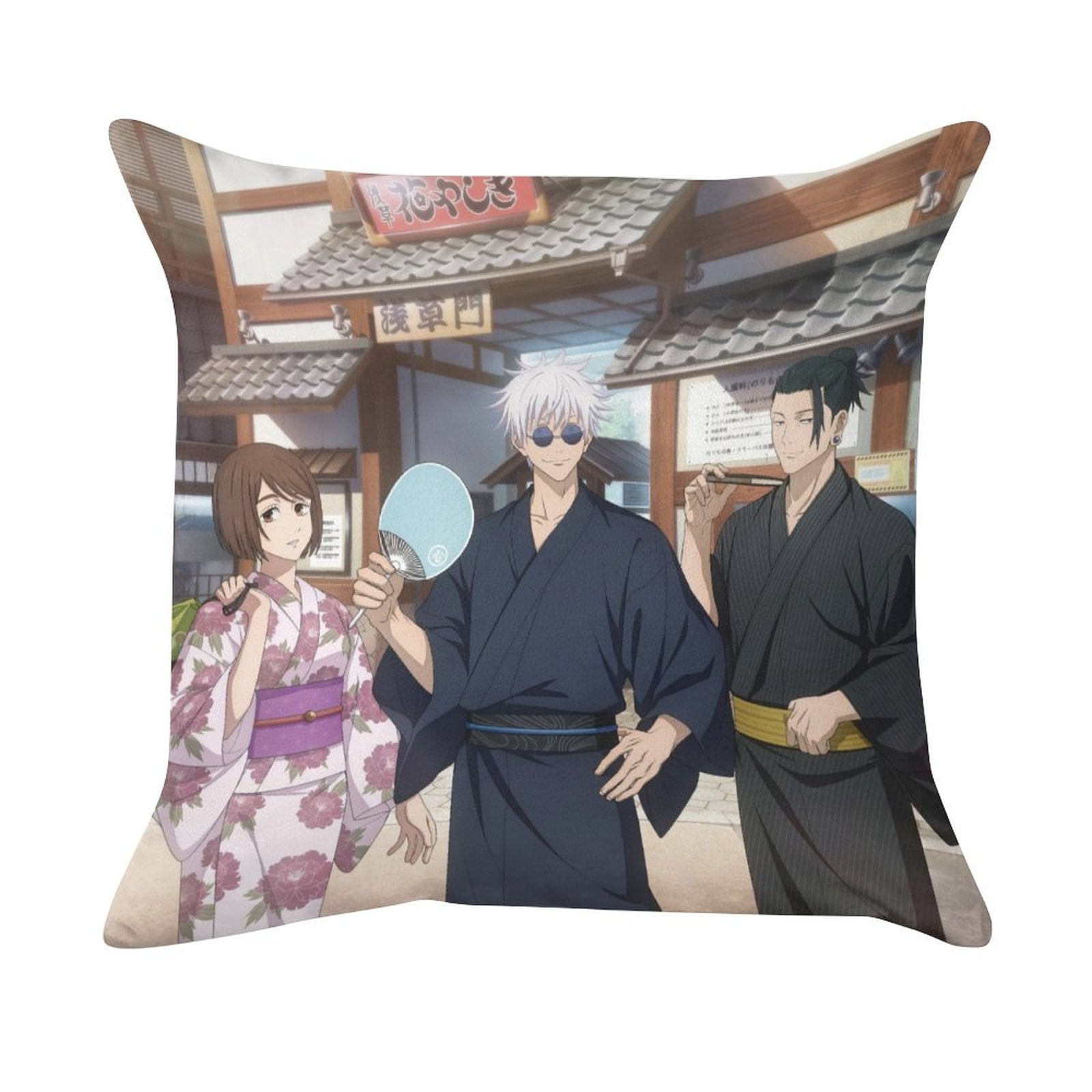 Animation Multi-Size Single(One) Side Design Golden Velvet Pillowcase ...