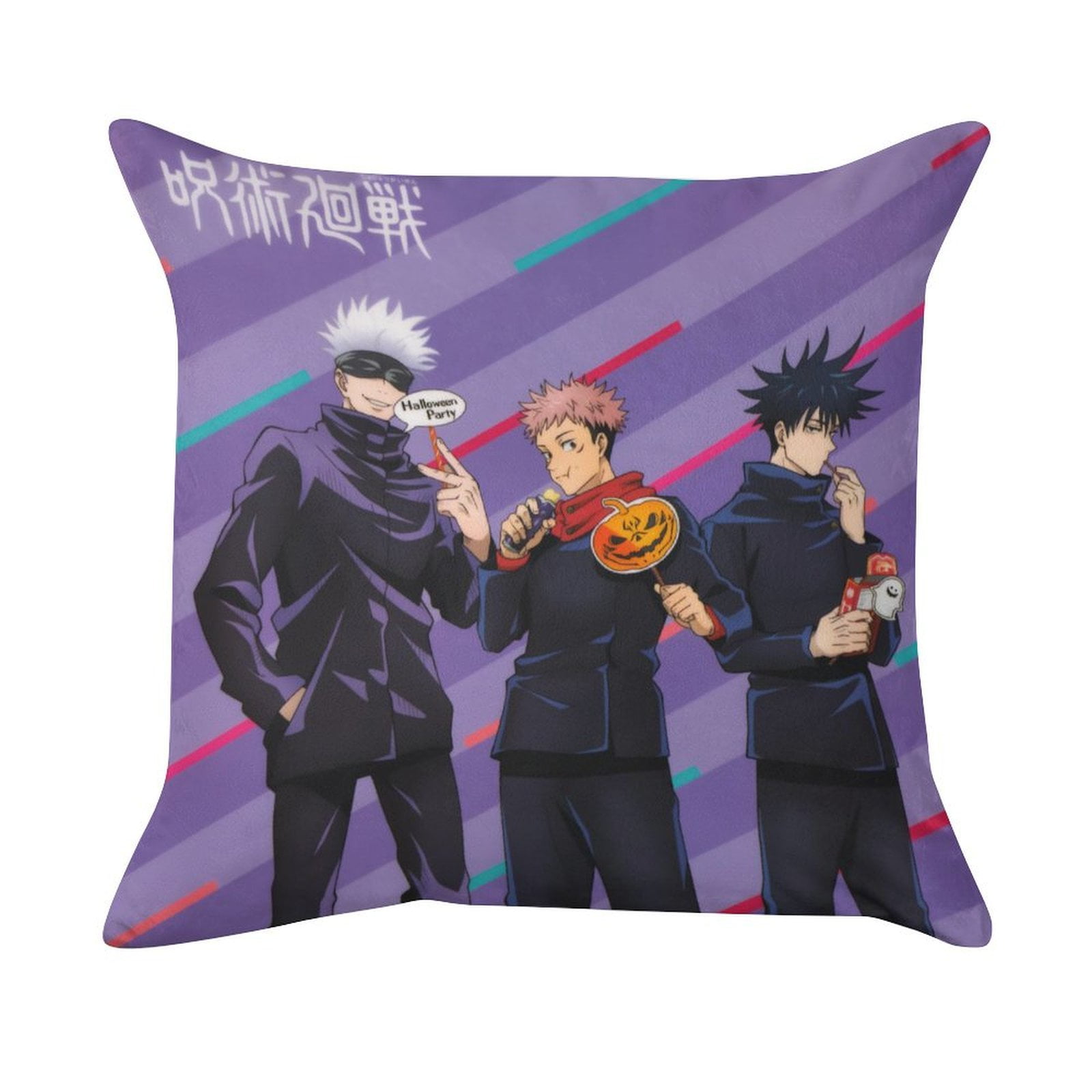 Animation Multi-Size Single(One) Side Design Golden Velvet Pillowcase ...