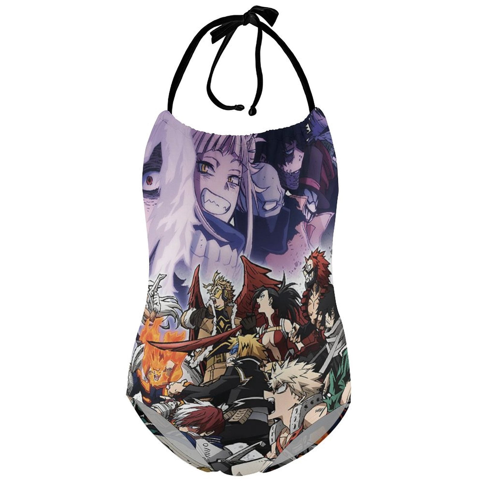 Animation My Hero Academia Children's One-piece Swimwear Halterneck ...