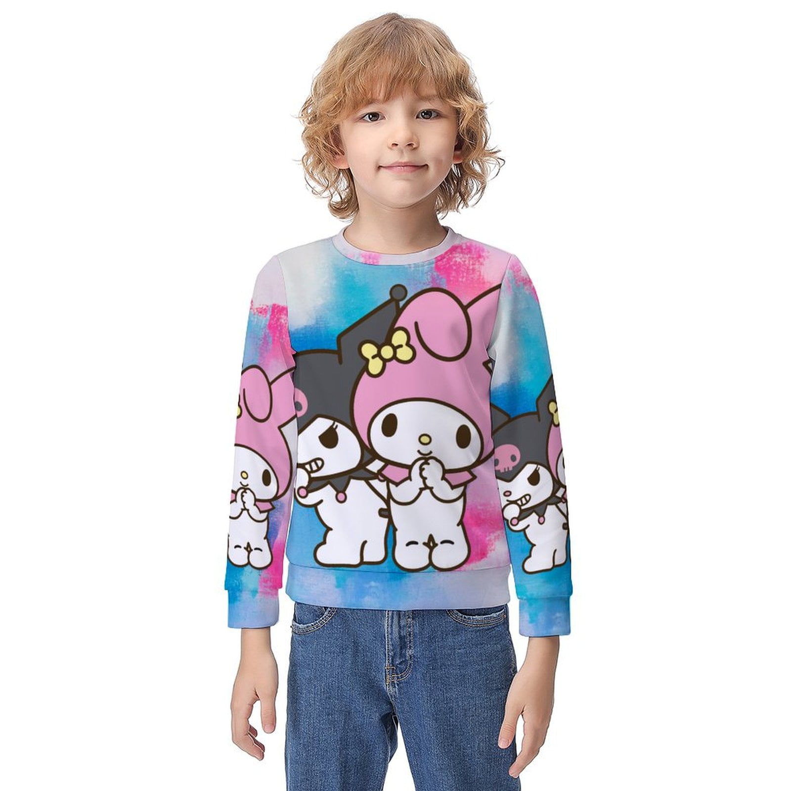 Animation My Melody Kids Pullover Sweatshirts Sweater Fashion 3D ...