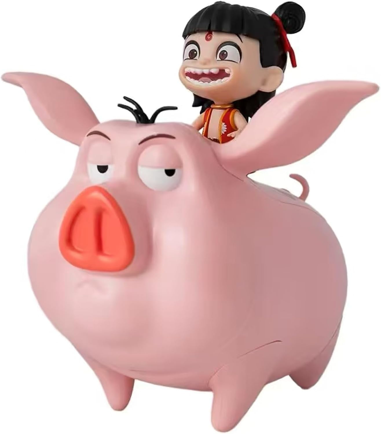 Animation: Nezha 2 - Cute Ne Zha and Flying Pig Toy - Collectable Vinyl Figure - Gift Idea ...