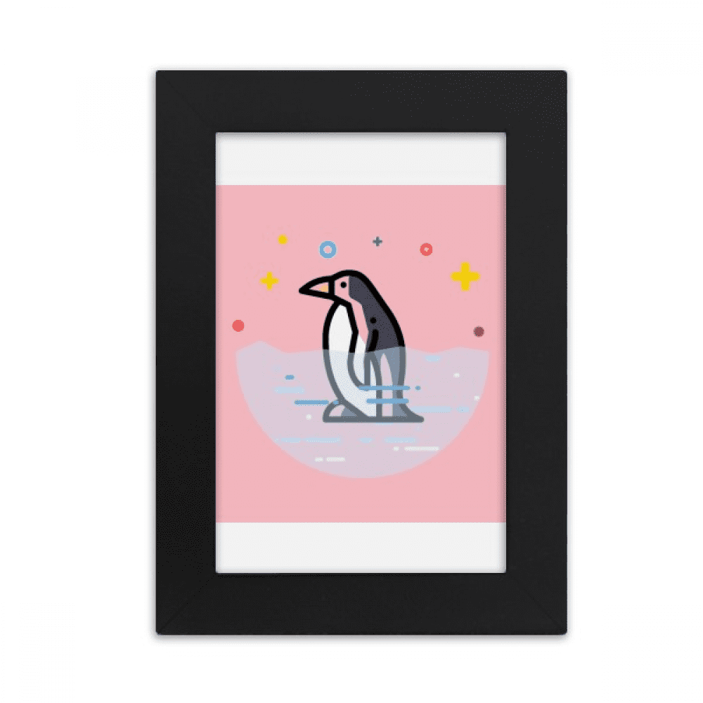 Animation Penguin Lovely Sign Desktop Photo Frame Picture Display Art ...
