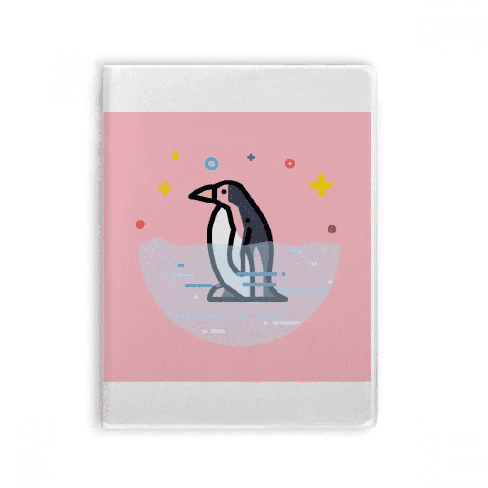 Animation Penguin Lovely Sign Notebook Gum Cover Diary Soft Cover ...