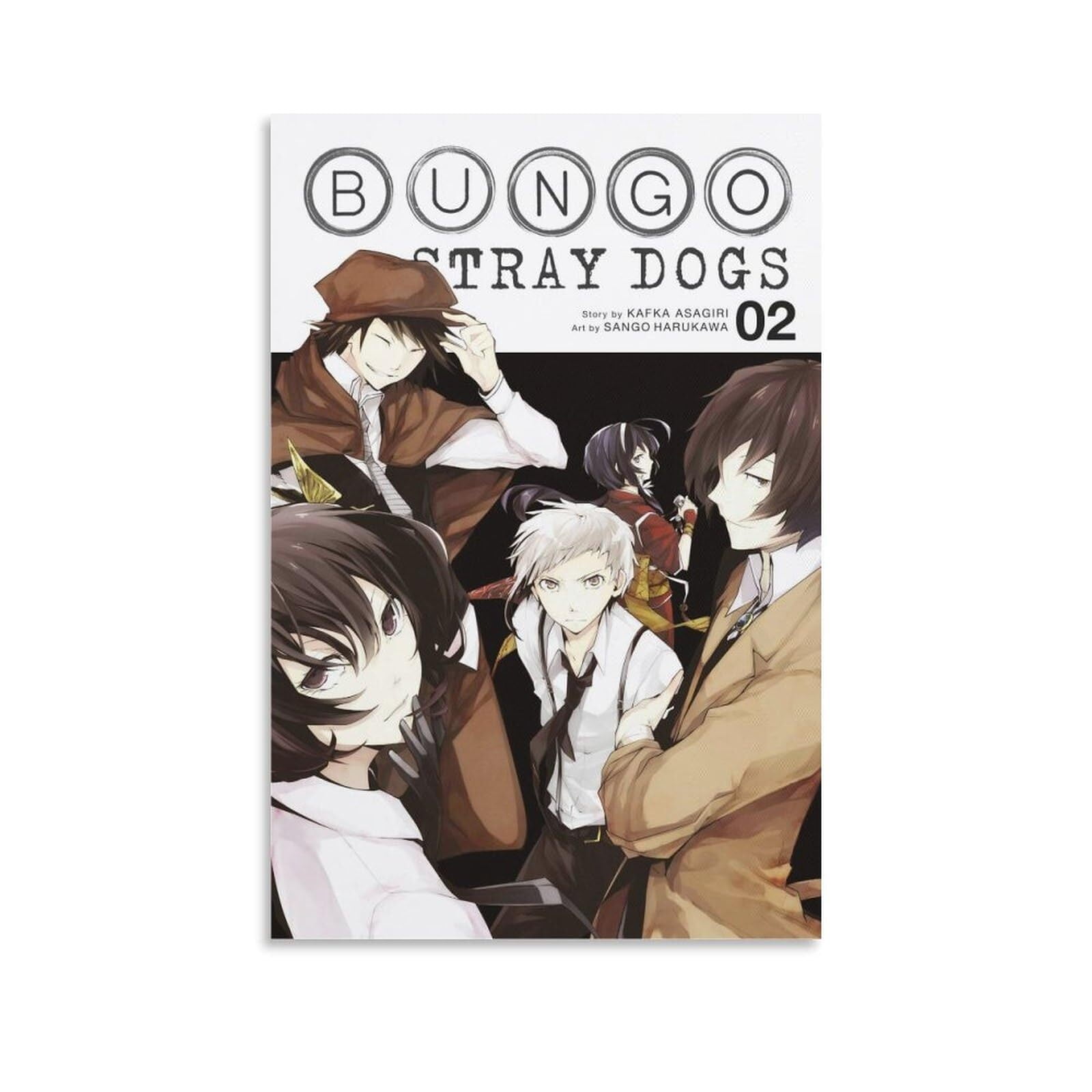 Animation Poster Bungou Stray Dogs Painting On Canvas Wall Art Poster ...