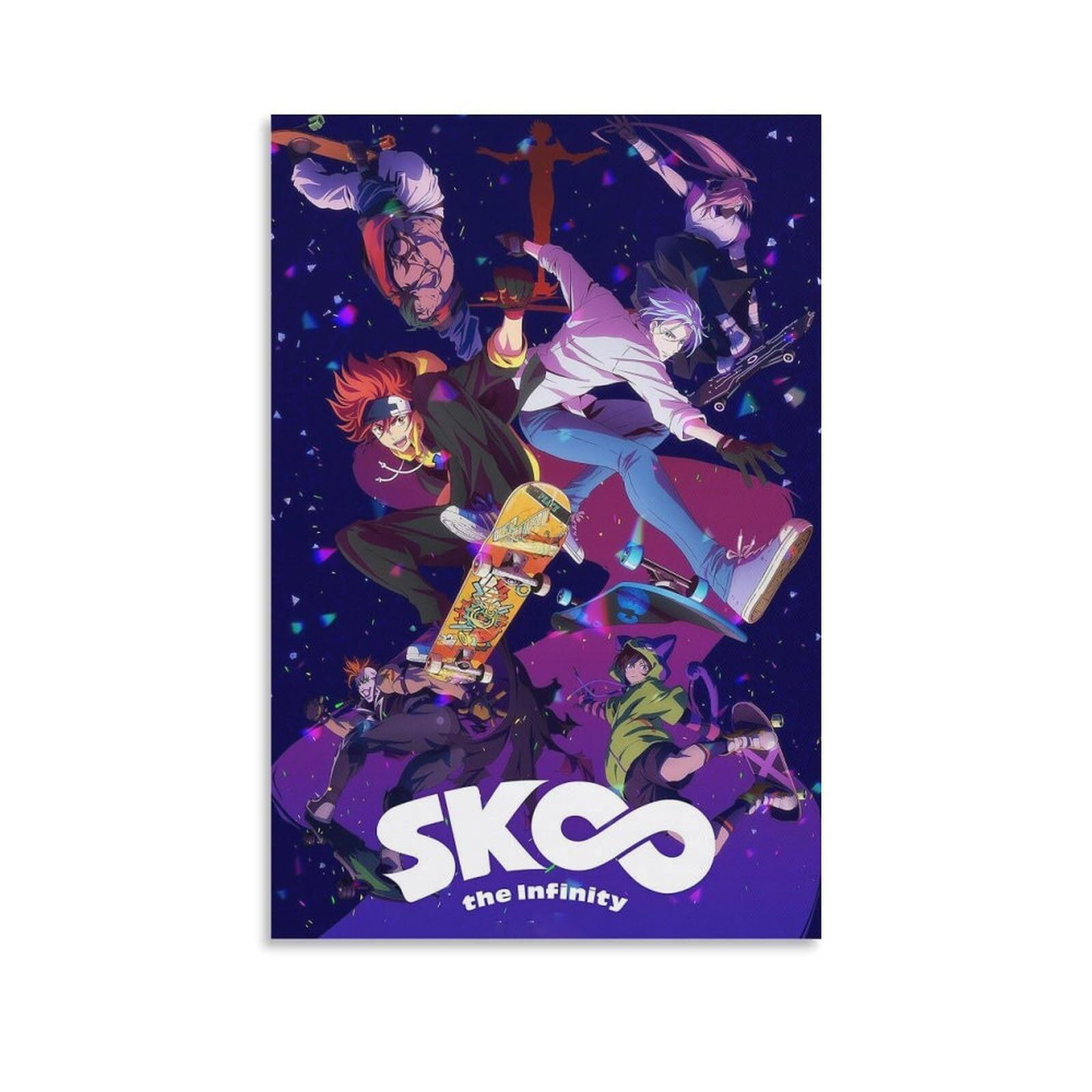 Animation Poster SK8 The Infinity Artworks Canvas Poster Room Aesthetic ...