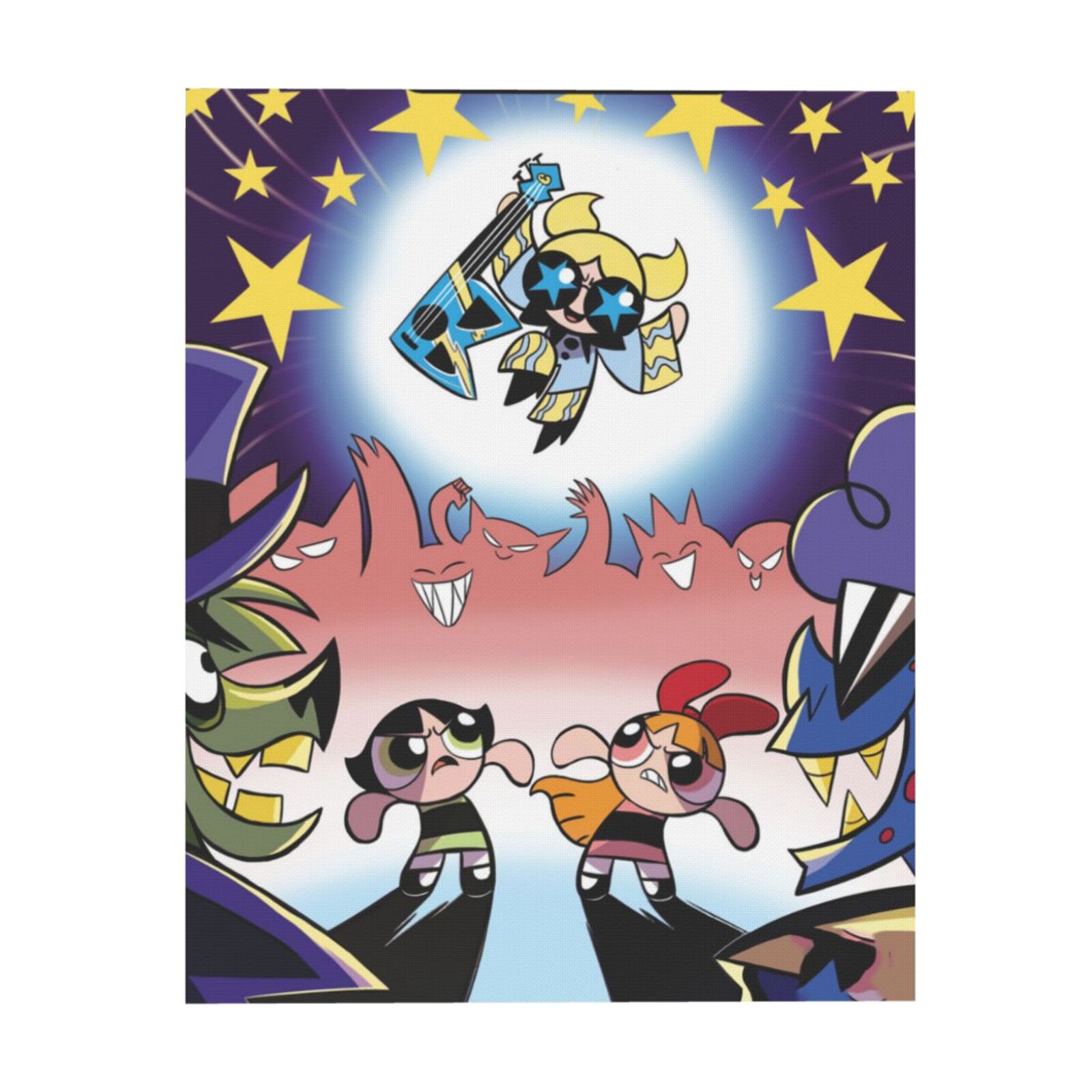 Animation The Powerpuff Girls Canvas Decorative Poster Art Picture ...
