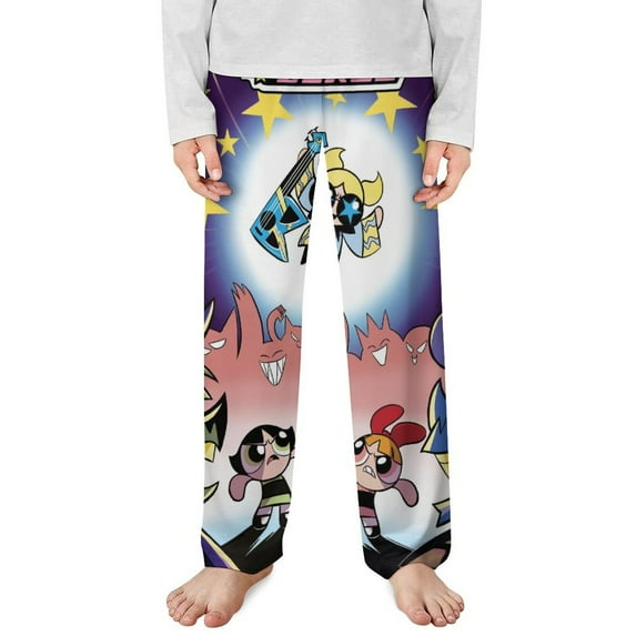 Animation The Powerpuff Girls Soft Pajamas For Kids Comfy Cozy Lounge ...