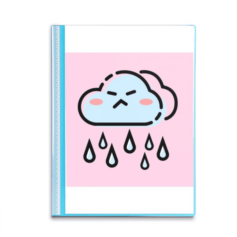 Animation Rain Overcast Book Sheet Protectors Portfolio Binder Folder ...