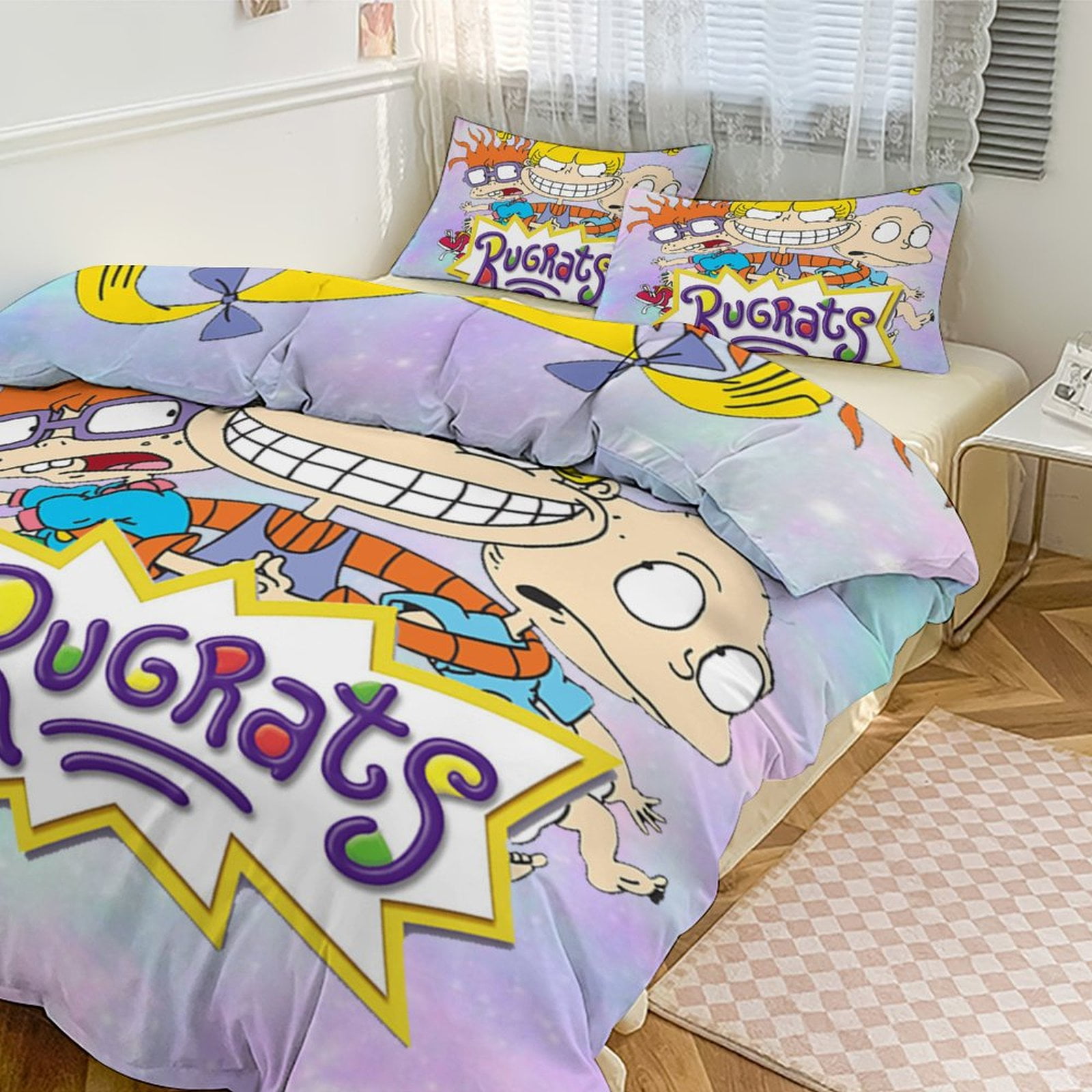 Animation Rugrats 3 Pieces Bedding Set Double Sided Printing Thickened ...