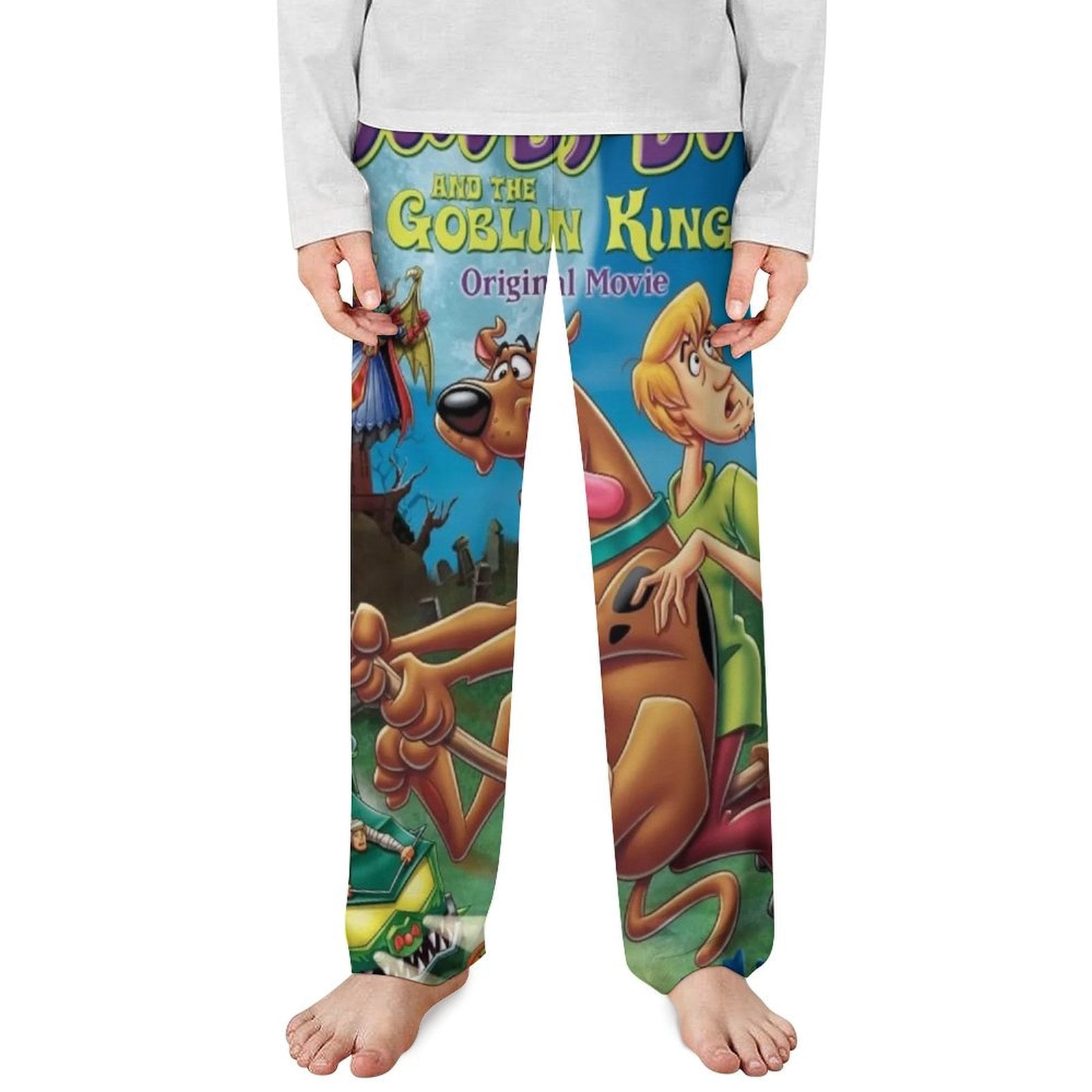 Animation Scooby Doo Children's Pajamas Lounge Straight Leg Sleeping ...