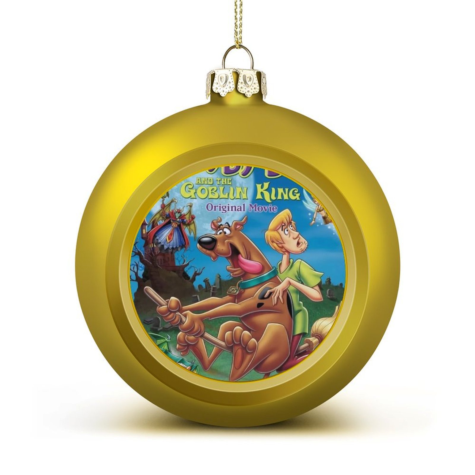 Animation Scooby Doo Christmas Balls Decoration Xmas Gift Sparkling ...