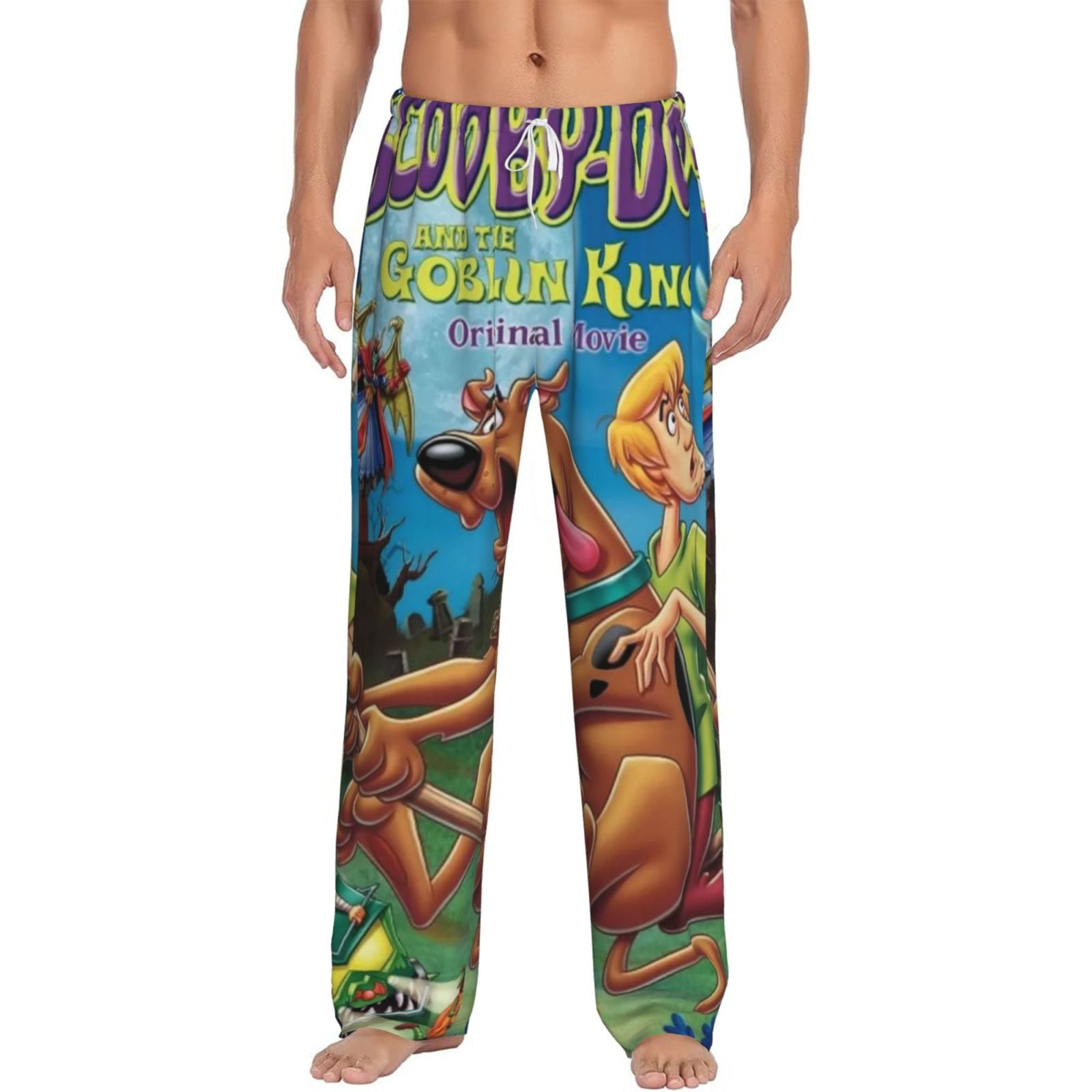 Animation Scooby Doo Men's Pajama Pants With Pockets Fashion Cozy Daily ...