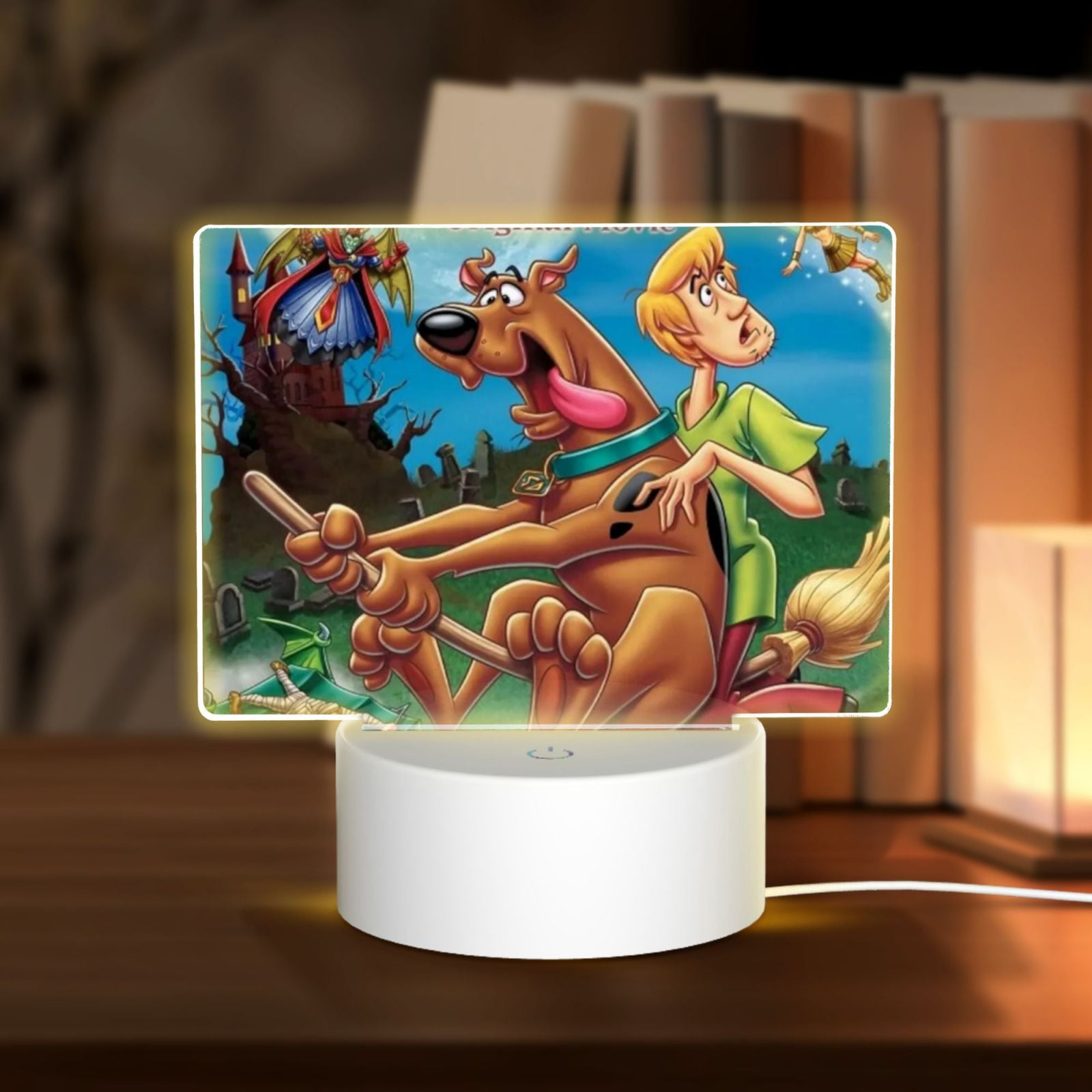 Animation Scooby Doo Rectangular Acrylic Night Light Adjustable 3 Light ...