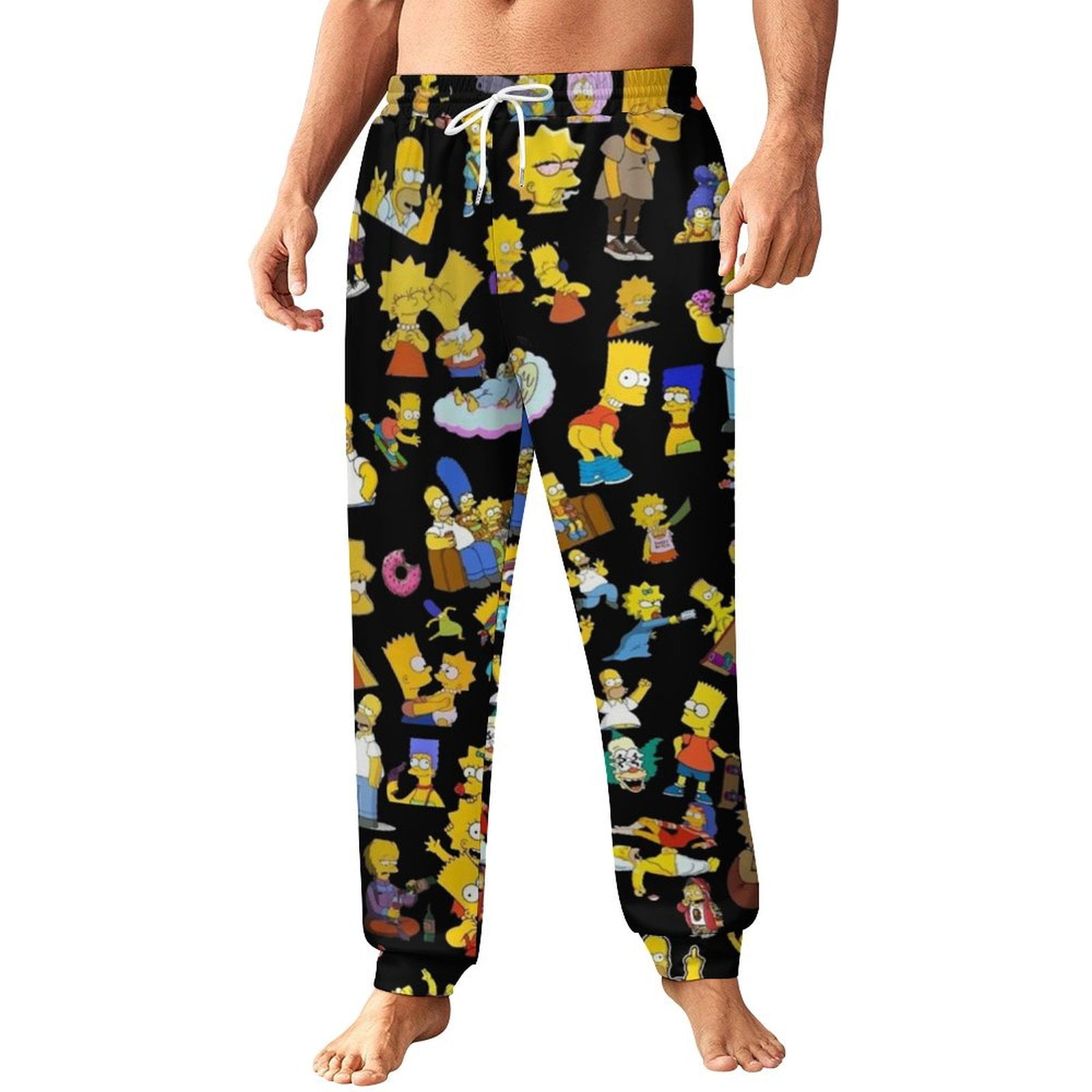 Animation Simpsons Adult Sweatpants Joggers Pants Trousers 3D Printed ...
