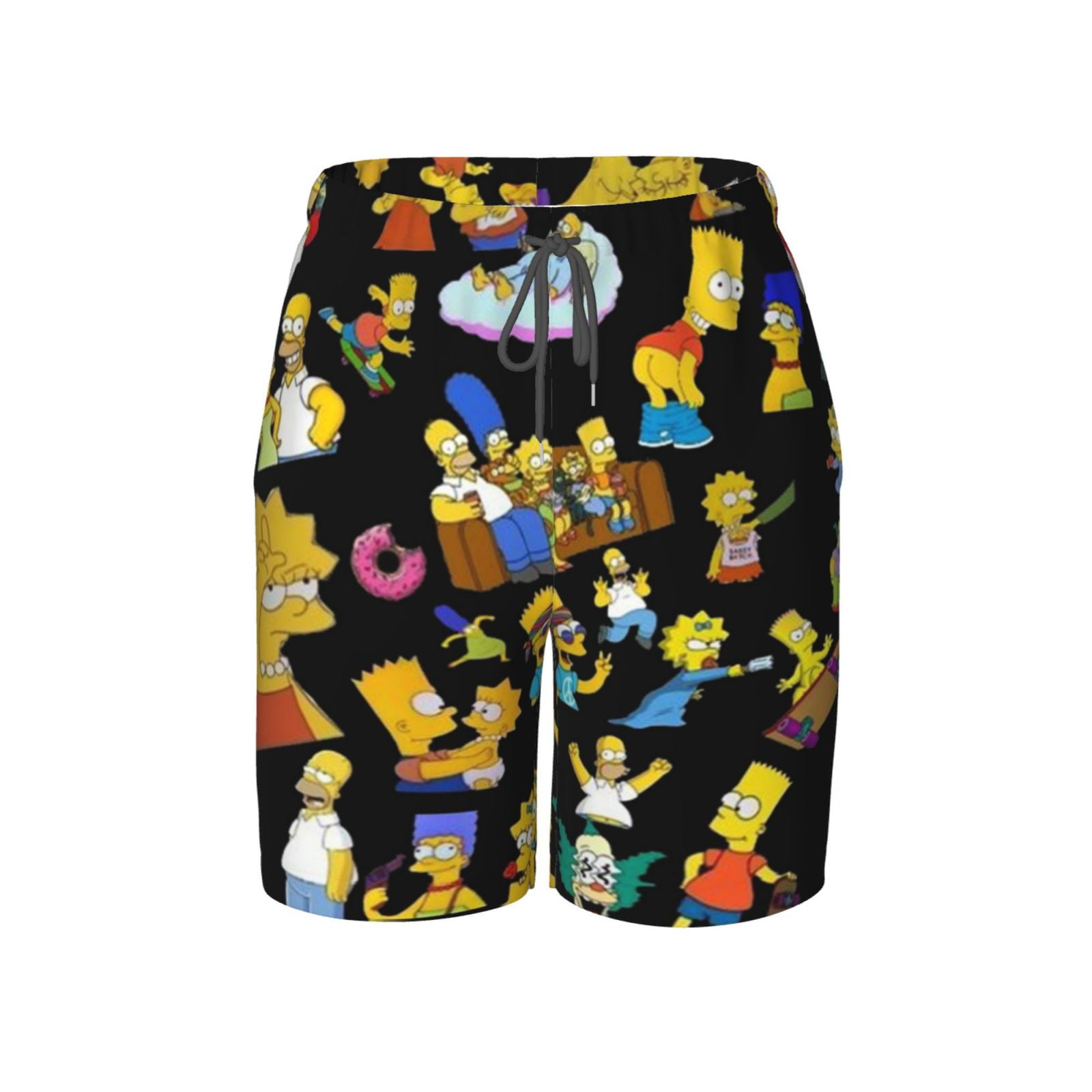 Animation Simpsons Boy's Swim Trunks Quick Dry Teen Board Shorts ...