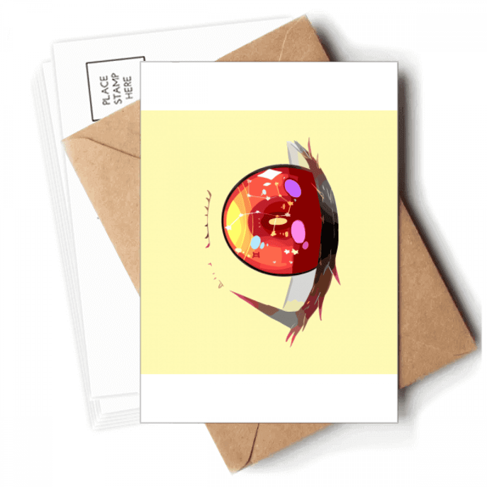 Animation Stunning Eyes Postcards Envelopes Blank Note Cards Mailing ...