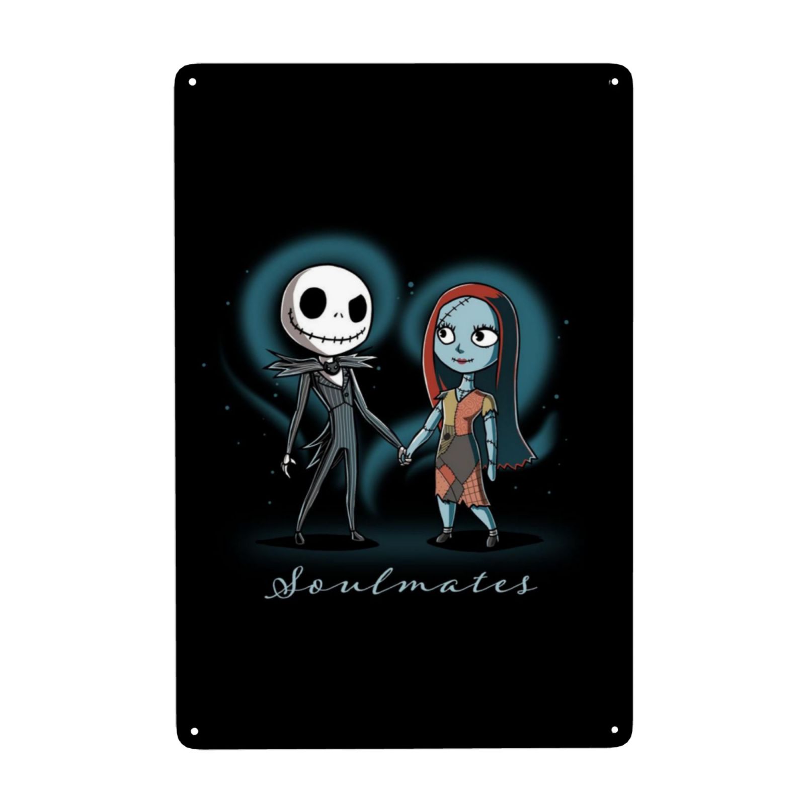 Animation The Nightmare Before Christmas Metal Tin Sign Decoration Wall ...